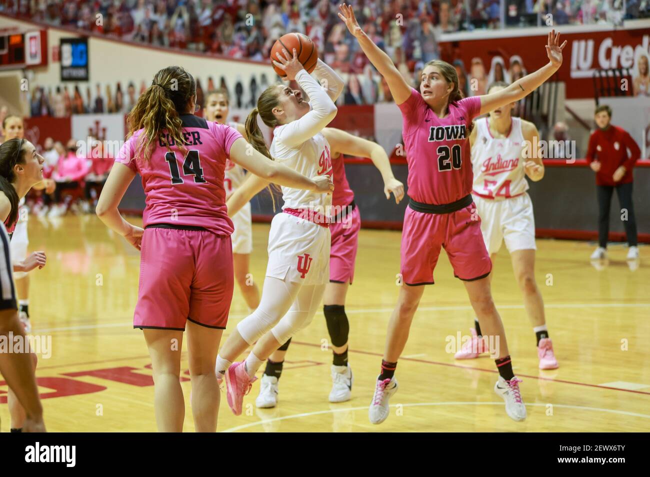 Bloomington, United States. 03rd Mar, 2021. Indiana University's Nicole ...
