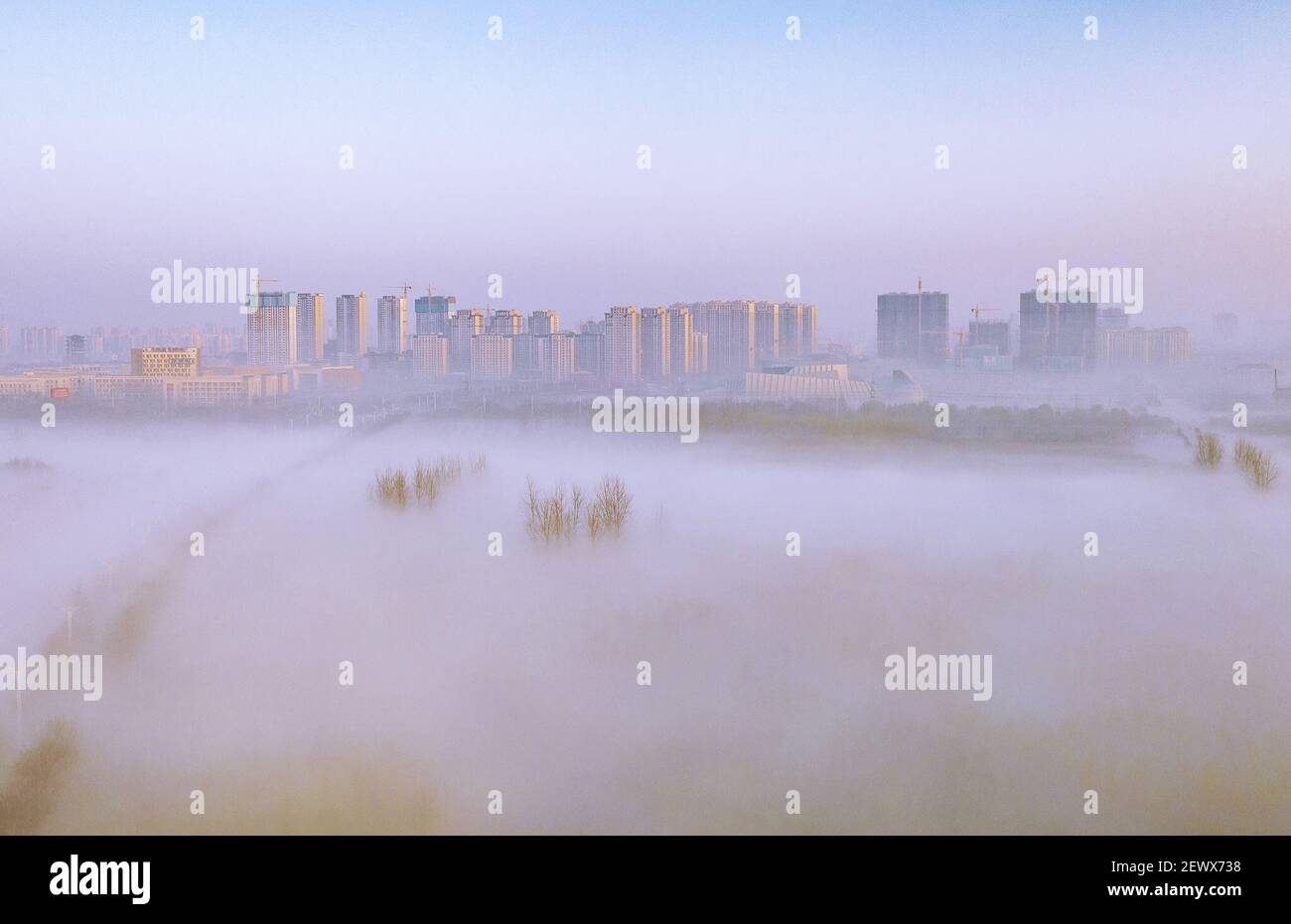 SUQIAN, CHINA - MARCH 4, 2021 - Photo taken on March 4, 2021 shows ...