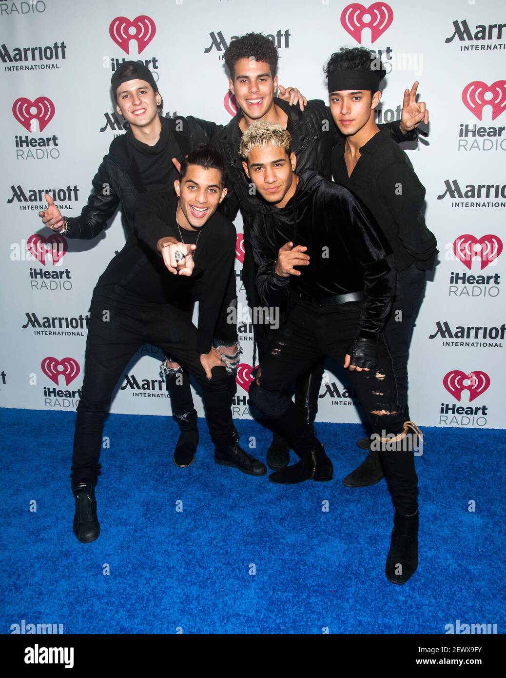 MIAMI, FL - NOVEMBER 04: CNCO attends the iHeartRadio Fiesta Latina ...