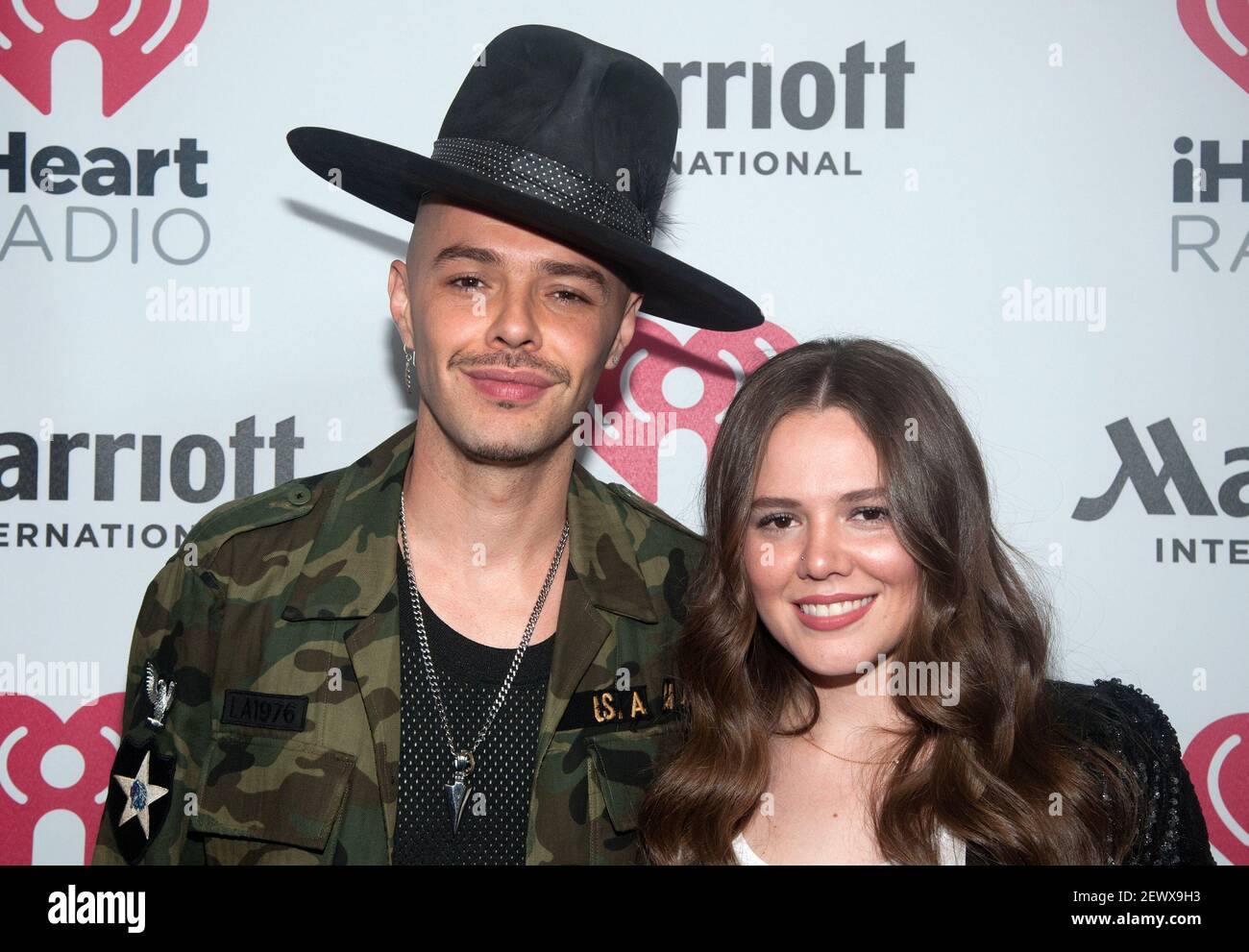 MIAMI, FL - NOVEMBER 04: Jesse Eduardo Huerta and Tirzah Joy Huerta of ...
