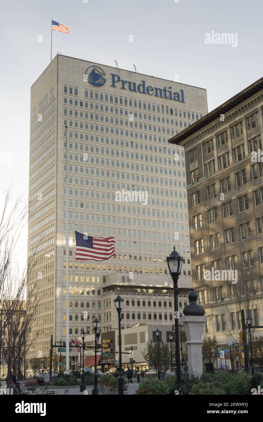 Offices of the Prudential Insurance Co. in Newark, NJ off of Military ...
