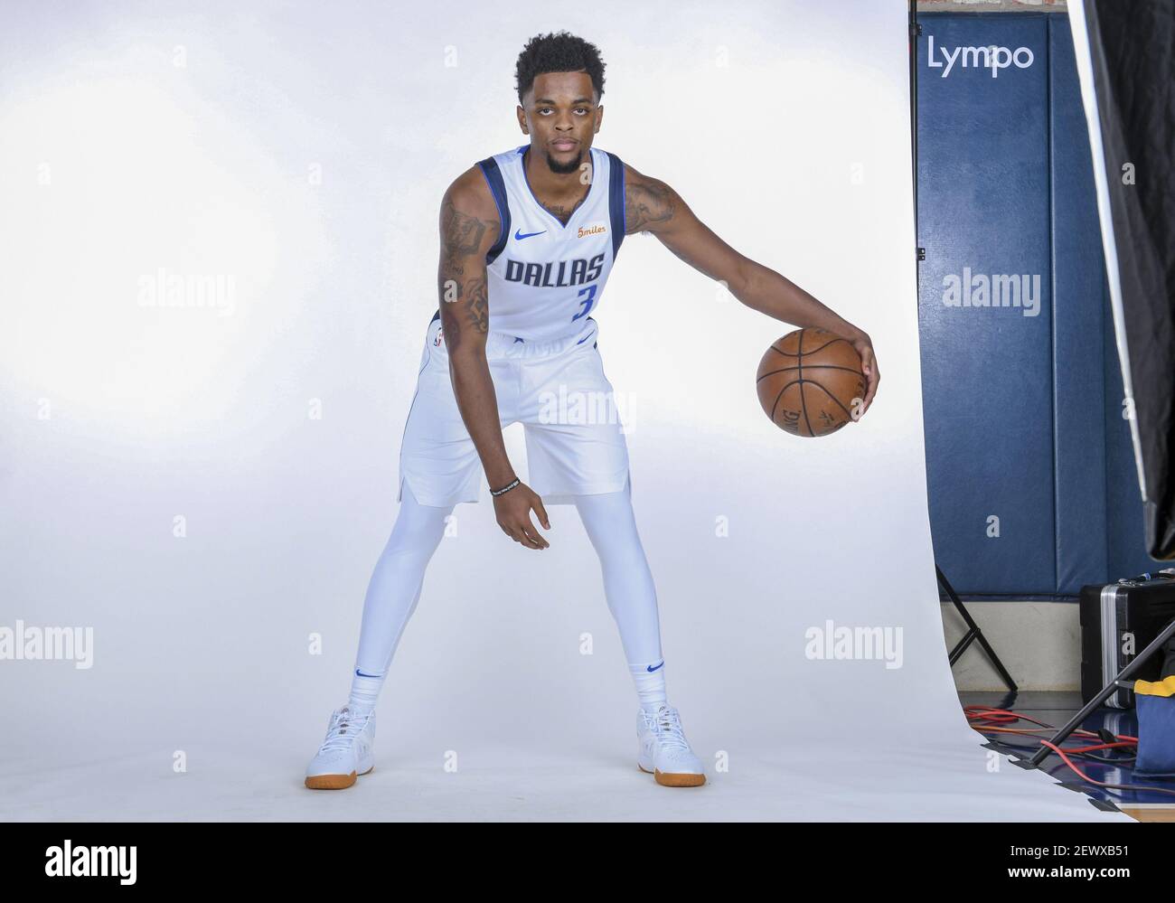 Sept 21, 2018: Dallas Mavericks guard Daryl Macon poses during the ...