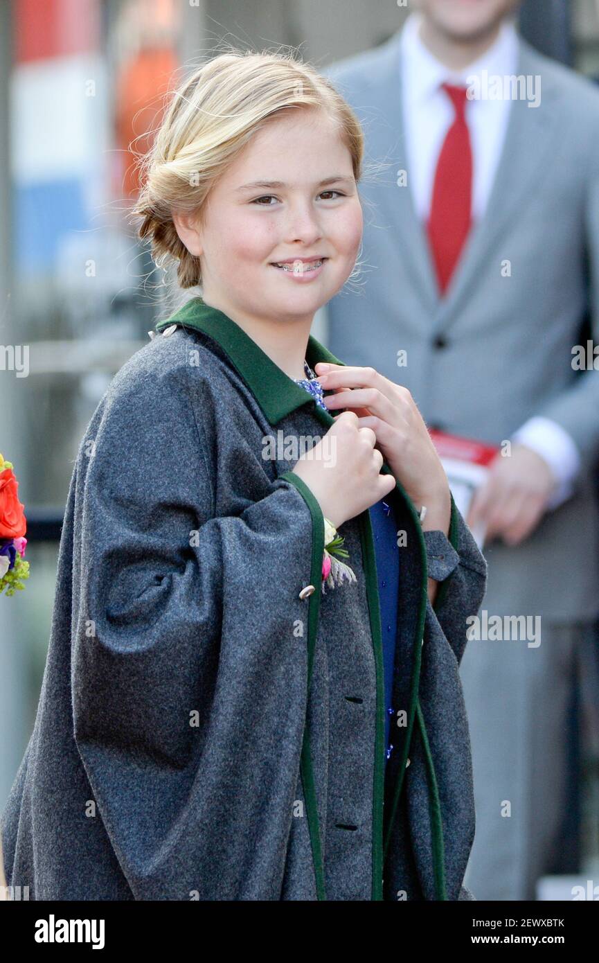 Crown Princess Amalia of the Netherlands celebrates her 15th birthday ...