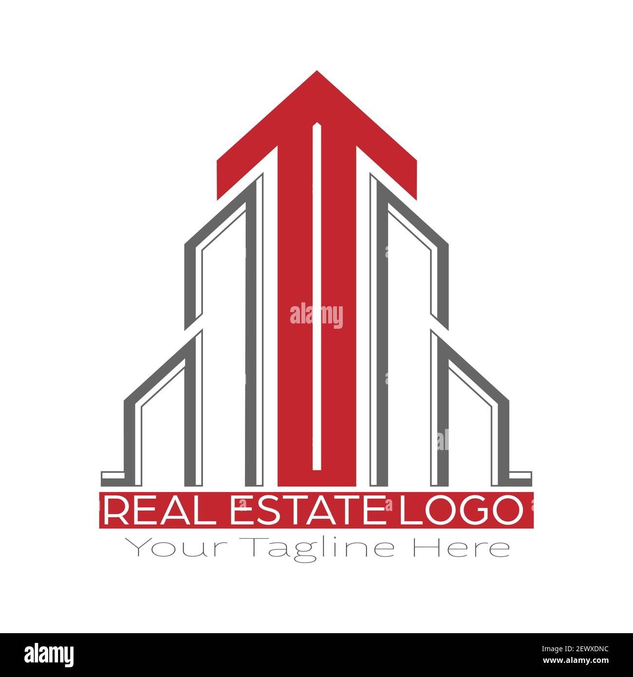 Logo template for construction and real estate, rental, rental, sale ...