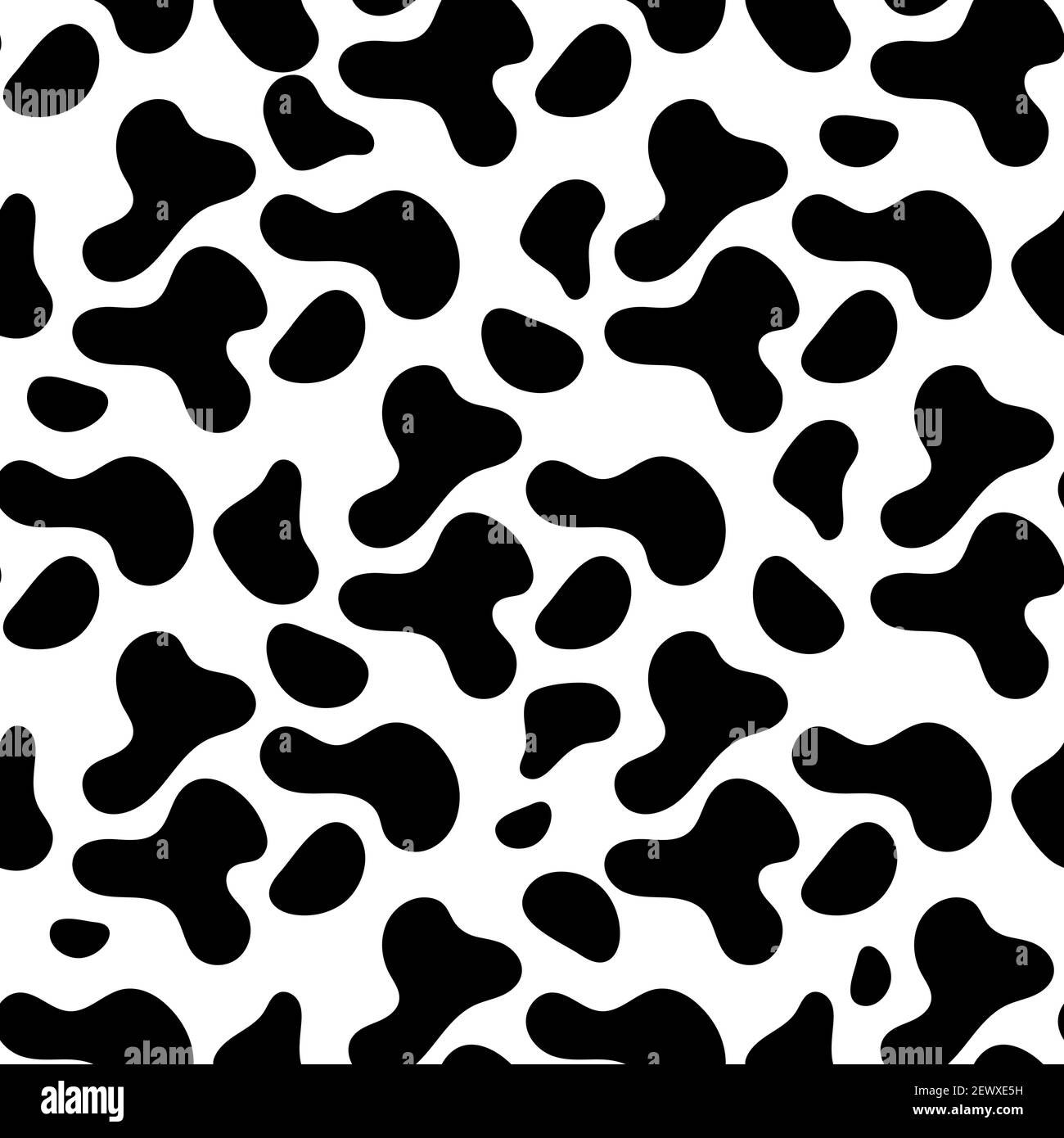 Irregular Blob Seamless Pattern Of Abstract Organic Shapes Abstract Irregular Random Blobs