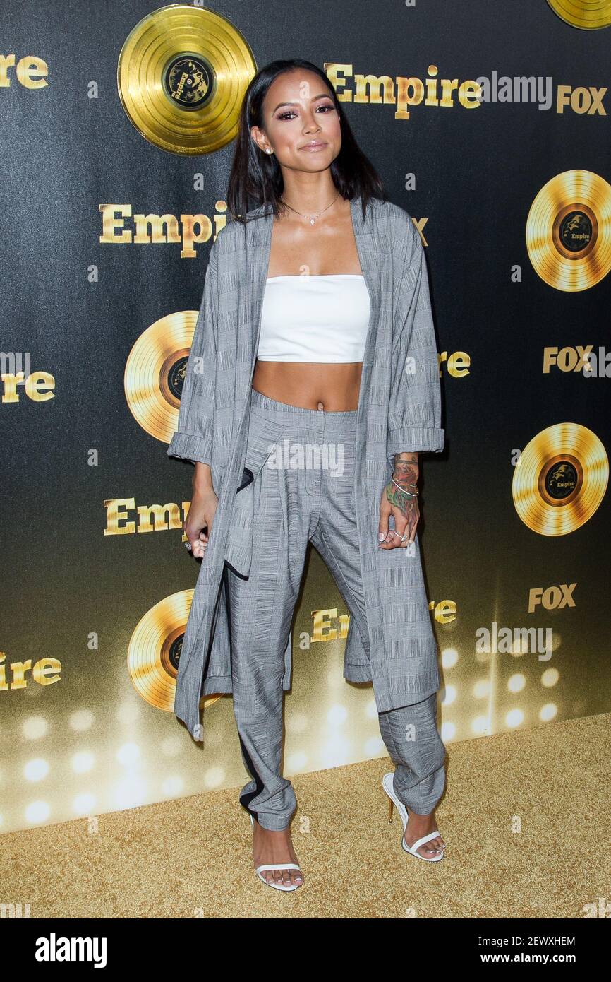 Karrueche Tran attends the Los Angeles Premiere of "Empire" at ArcLight ...