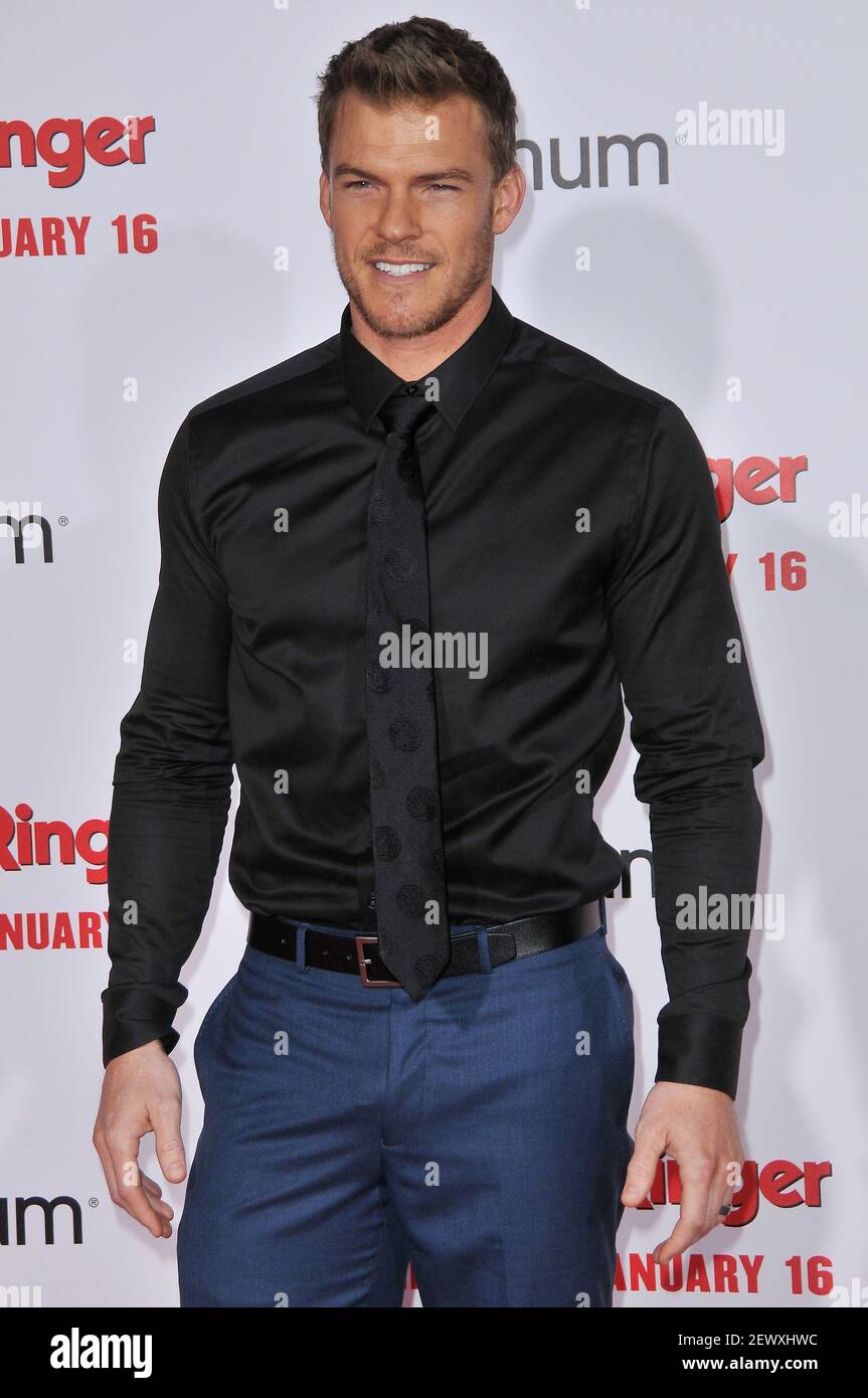 Alan Ritchson at "The Wedding Ringer" Los Angeles Premiere held at the ...