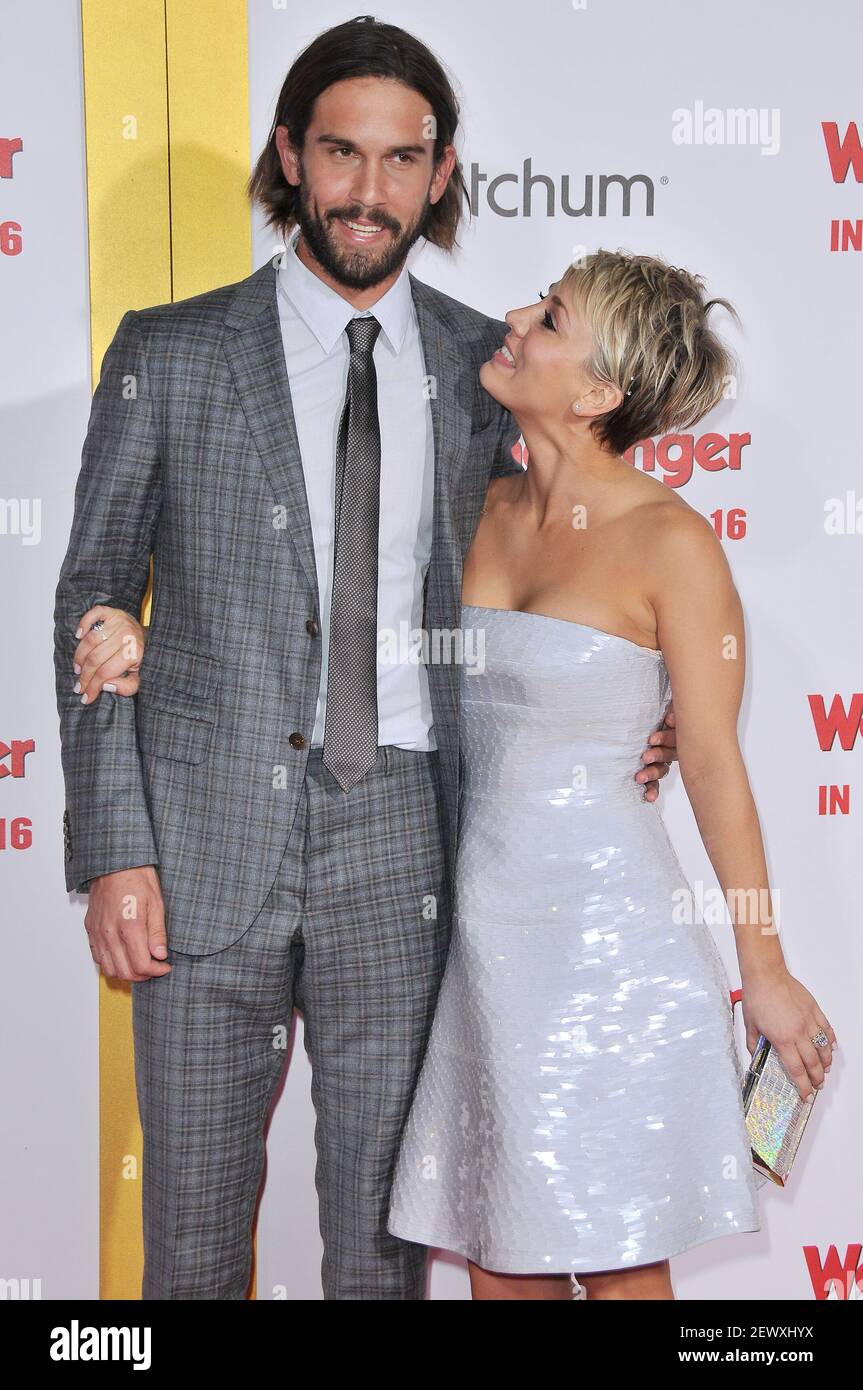 Ryan Sweeting & Kaley Cuoco-Sweeting at "The Wedding Ringer" Los ...