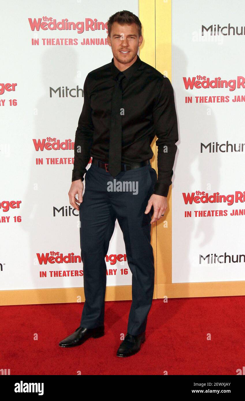 6 January 2015 - Hollywood, California - Alan Ritchson. "The Wedding ...