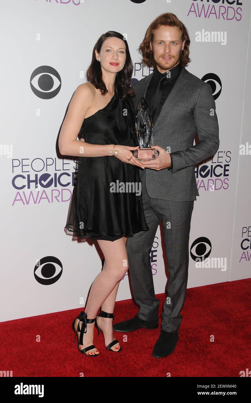 7 January 2015 - Los Angeles, California - Caitriona Balfe, Sam Heughan ...
