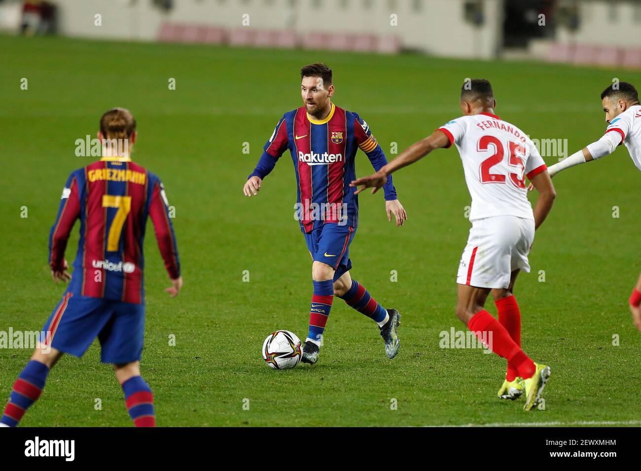 Barcelona, Spain. 3rd Mar, 2021. Lionel Messi (Barcelona) Football ...