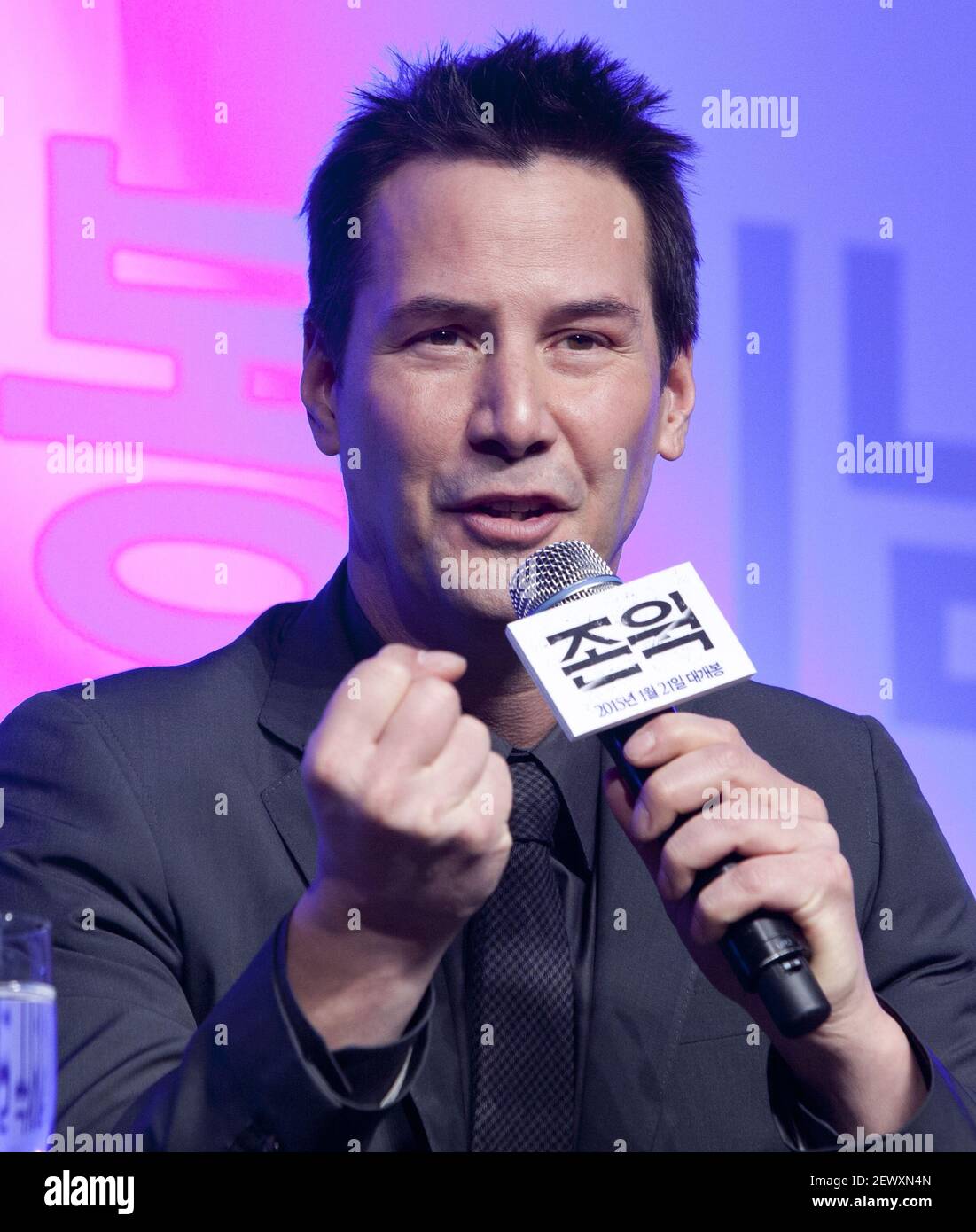 8 January 2015 - Seoul, South Korea : Actor Keanu Reeves attends a ...