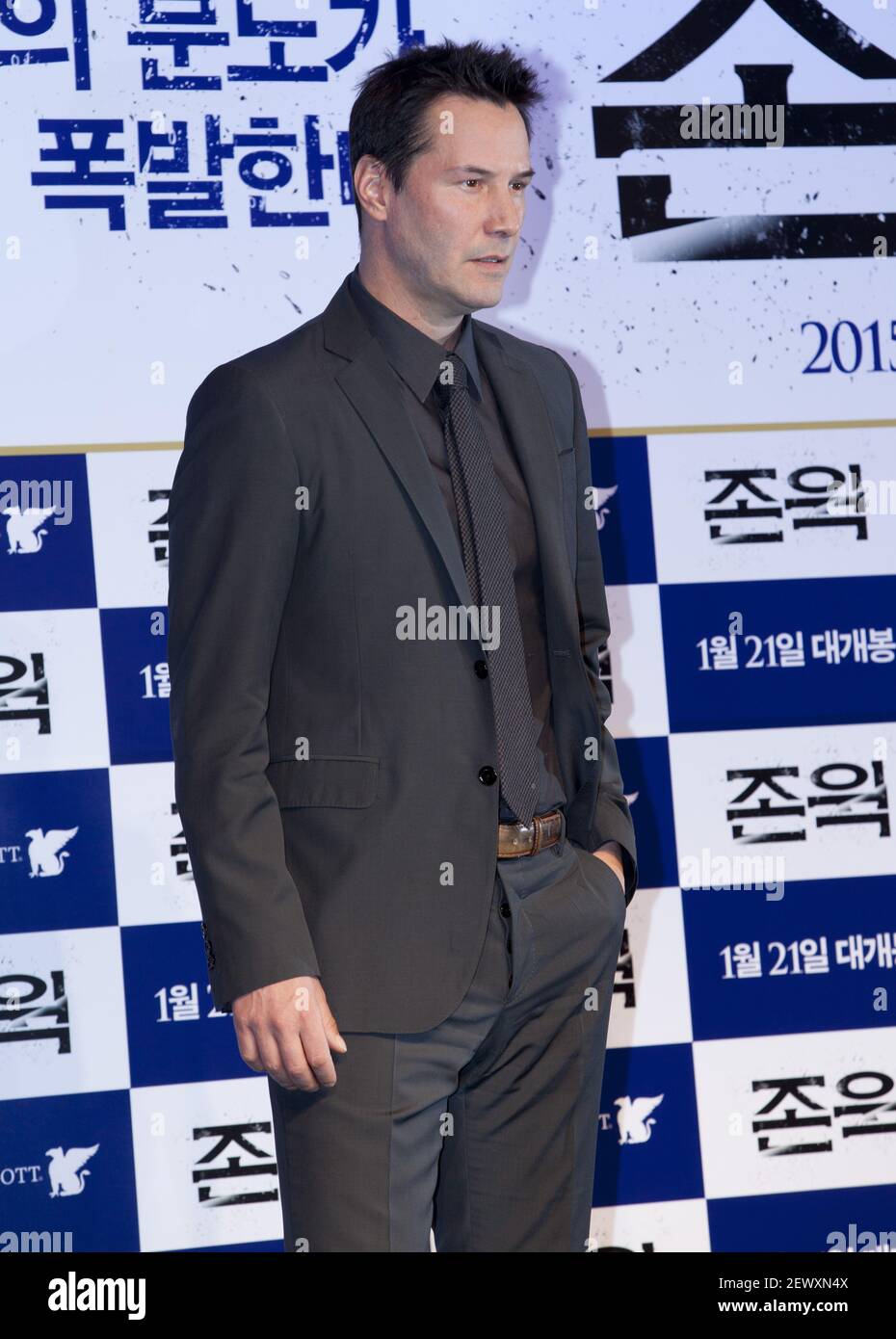 8 January 2015 - Seoul, South Korea : Actor Keanu Reeves attends a ...