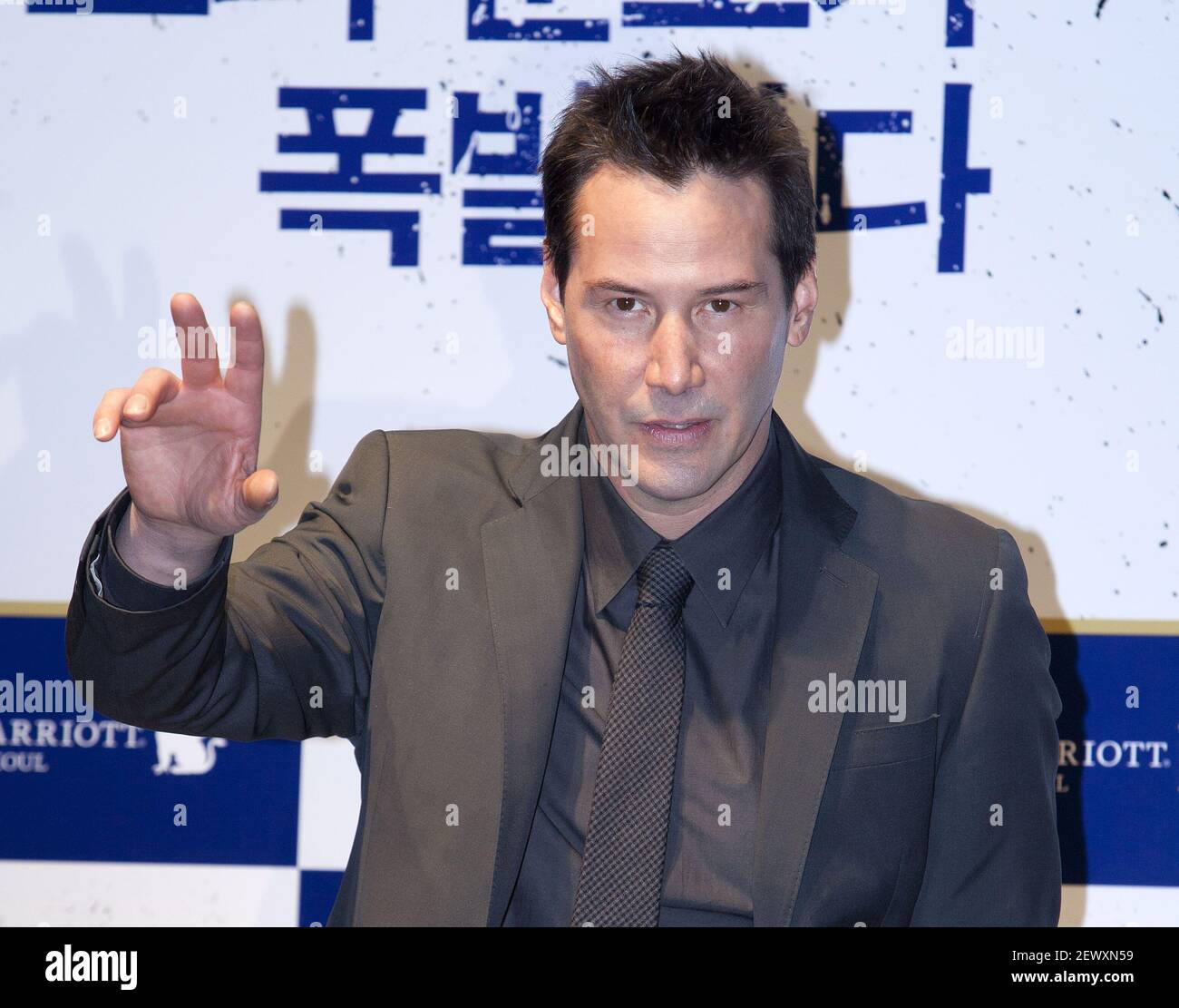 8 January 2015 - Seoul, South Korea : Actor Keanu Reeves attends a ...