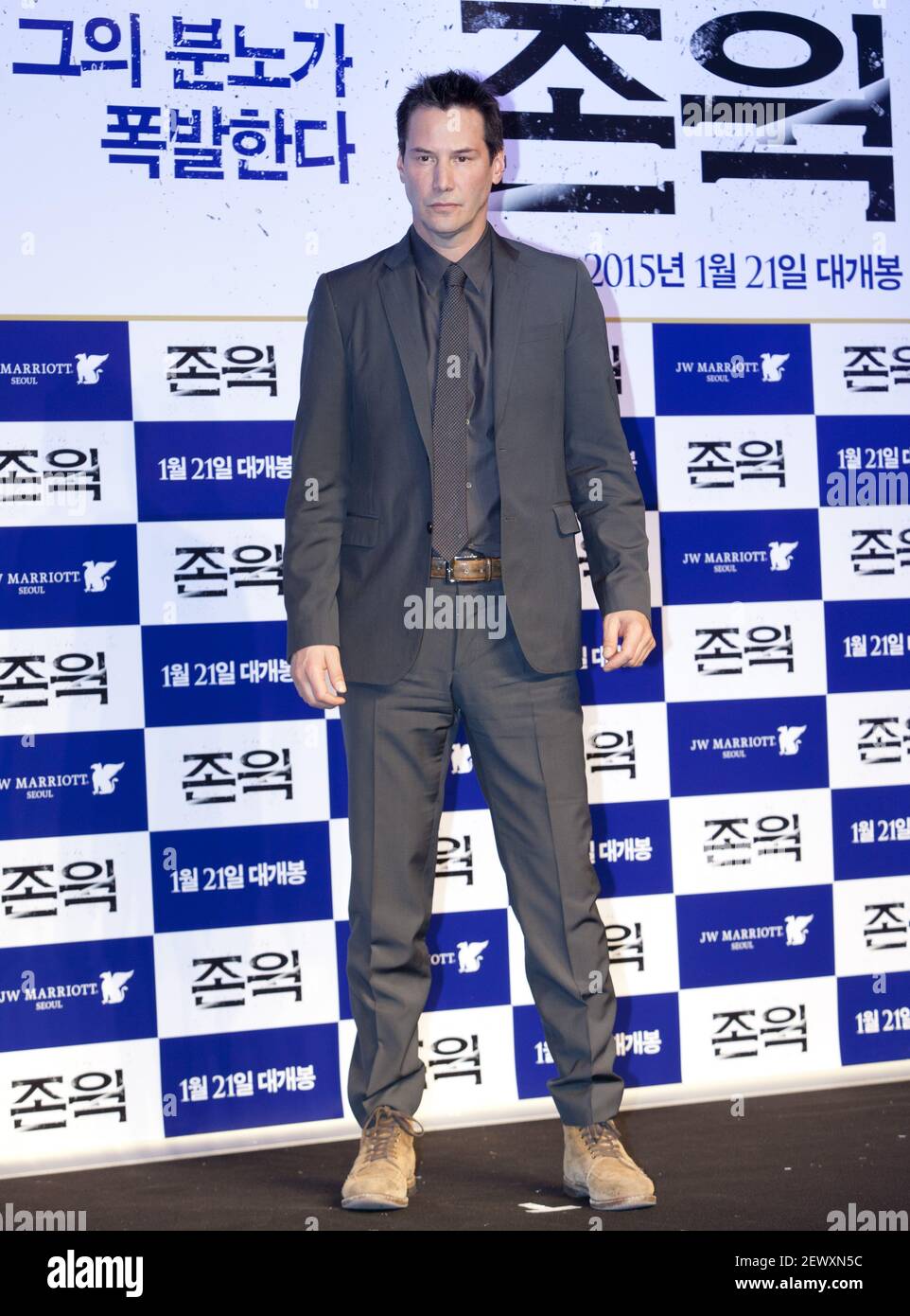 8 January 2015 - Seoul, South Korea : Actor Keanu Reeves attends a ...