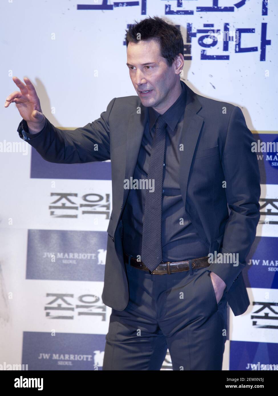 8 January 2015 - Seoul, South Korea : Actor Keanu Reeves attends a ...