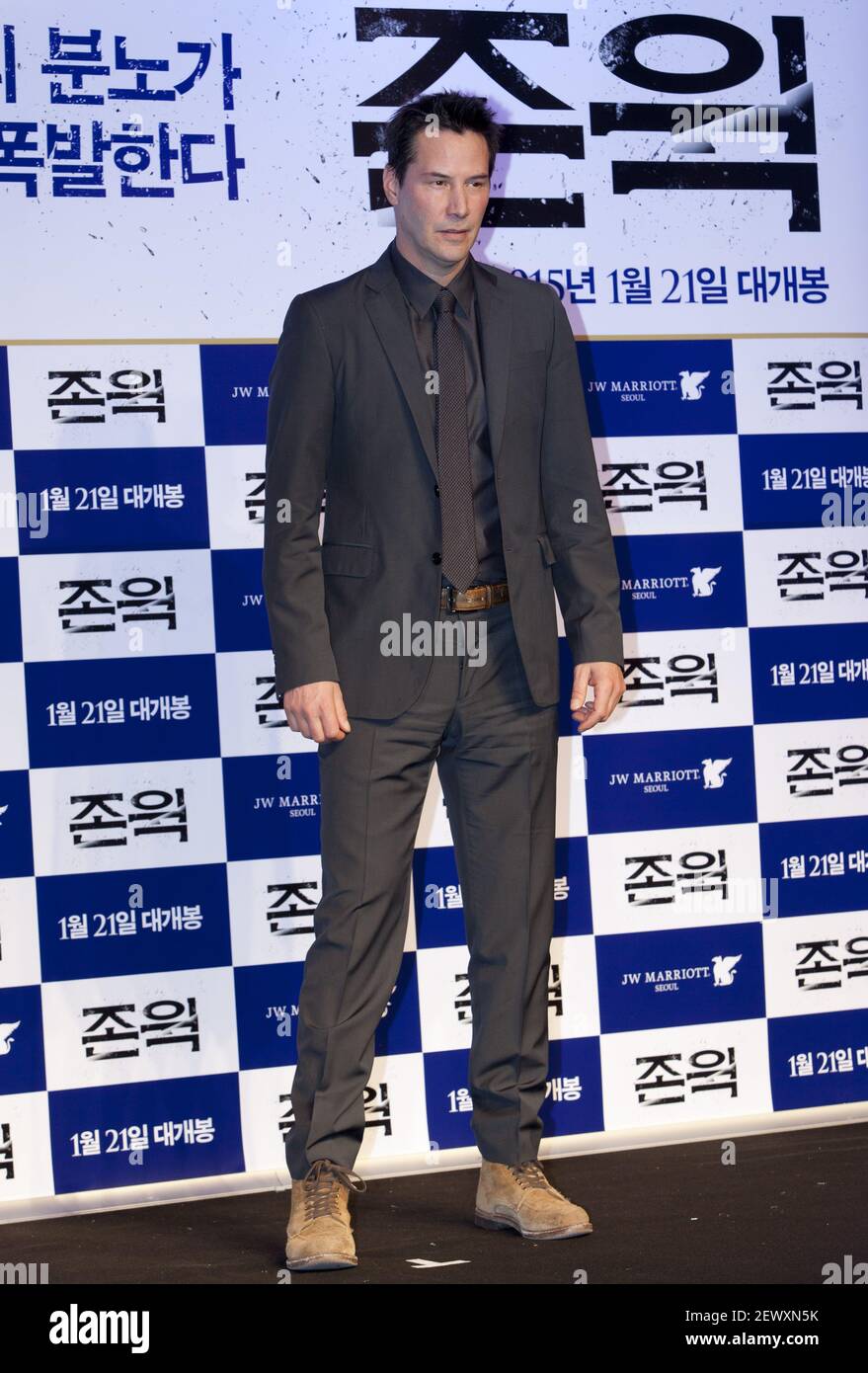 8 January 2015 - Seoul, South Korea : Actor Keanu Reeves attends a ...