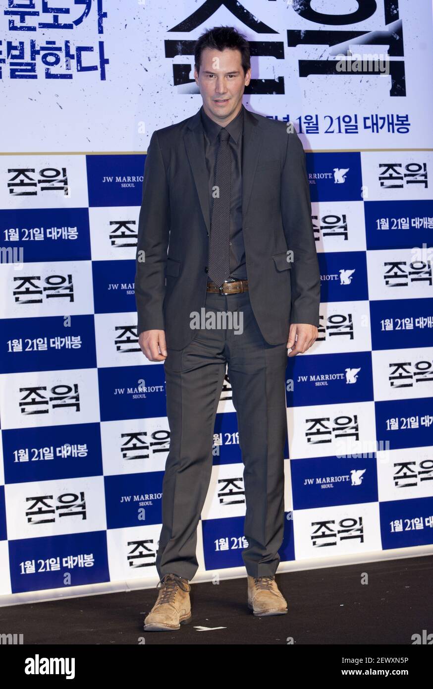 8 January 2015 - Seoul, South Korea : Actor Keanu Reeves attends a ...
