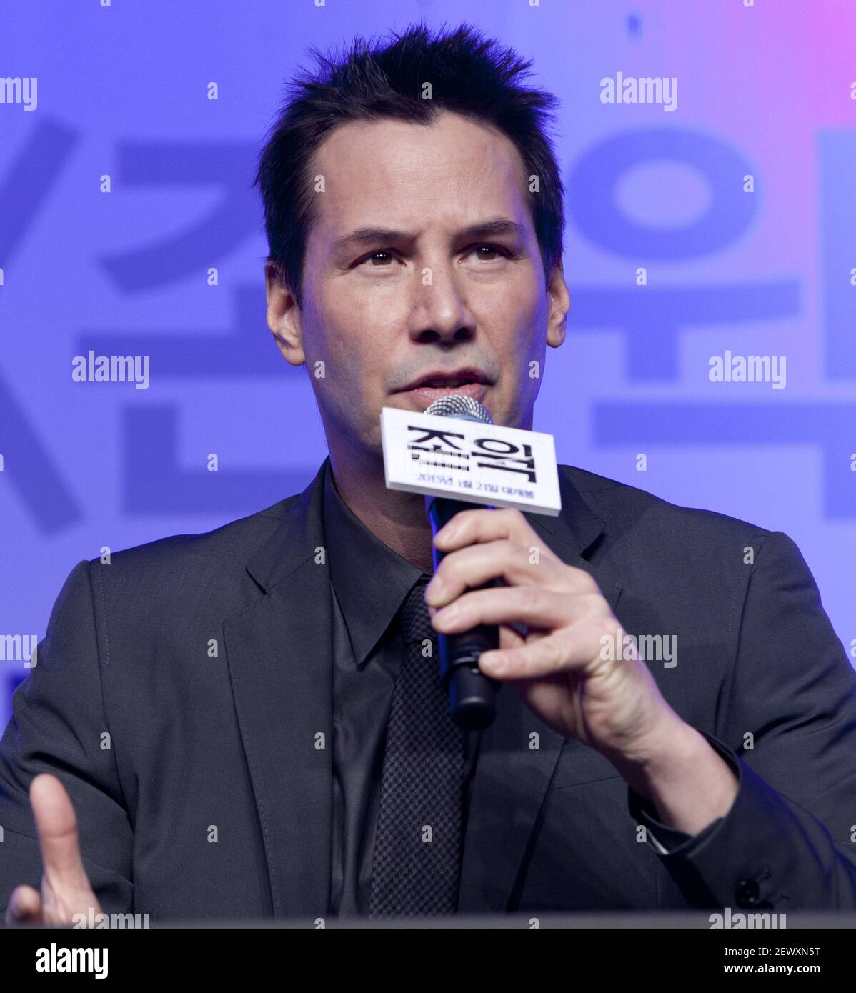 8 January 2015 - Seoul, South Korea : Actor Keanu Reeves attends a ...