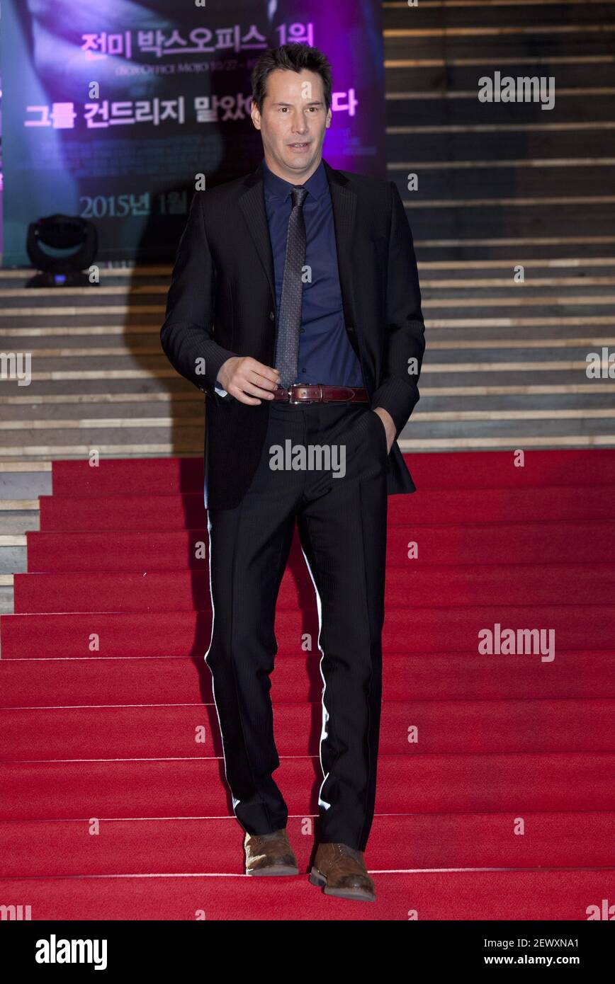 8 January 2015 - Seoul, South Korea : Actor Keanu Reeves arrives at the ...