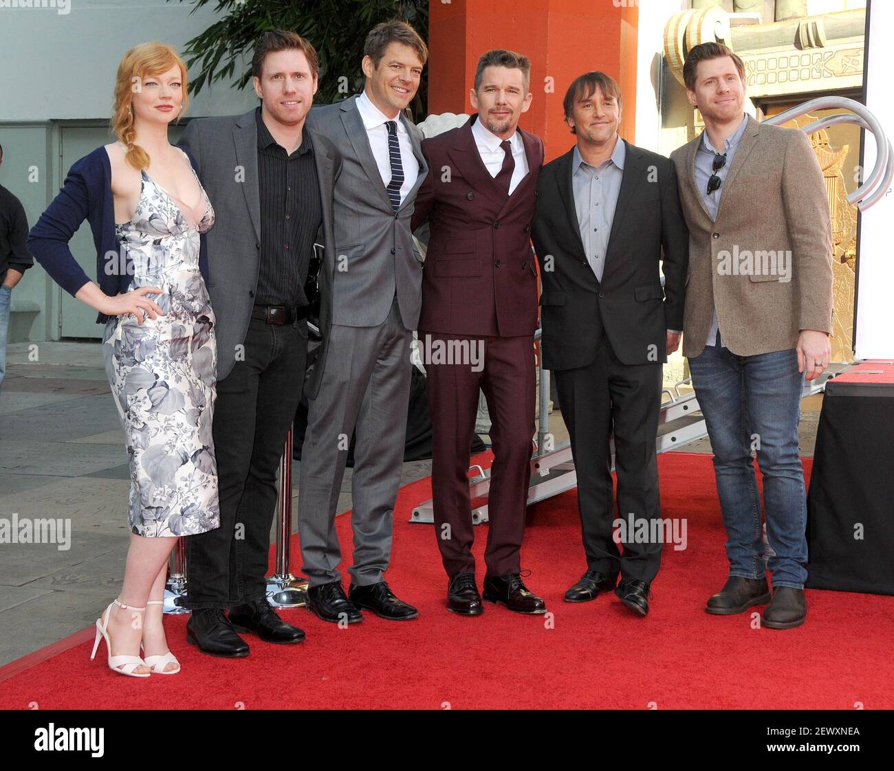 8 January 2015 - Hollywood, California - Sarah Snook, Peter Spierig ...