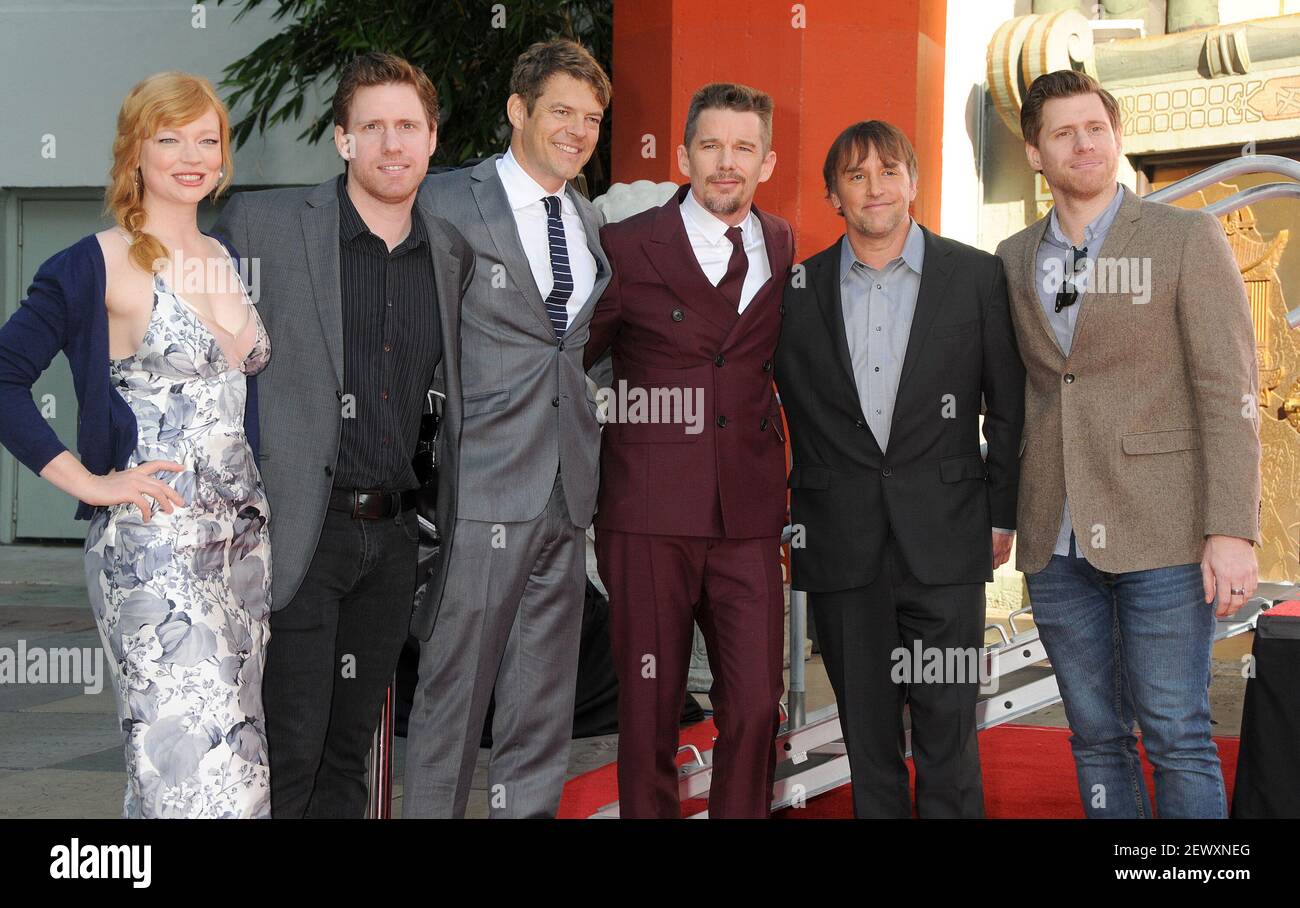 8 January 2015 - Hollywood, California - Sarah Snook, Peter Spierig ...