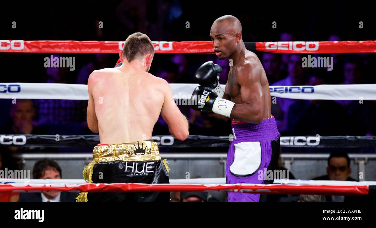 Cecil McCalla and Chris Van Heerden at the Throne Boxing Roc Nation ...