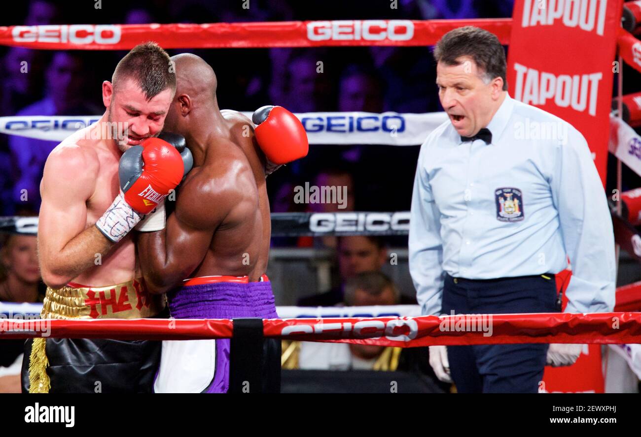 Cecil McCalla and Chris Van Heerden at the Throne Boxing Roc Nation ...