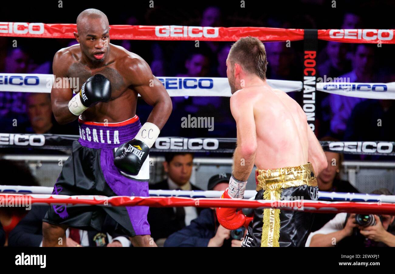 Cecil McCalla and Chris Van Heerden at the Throne Boxing Roc Nation ...