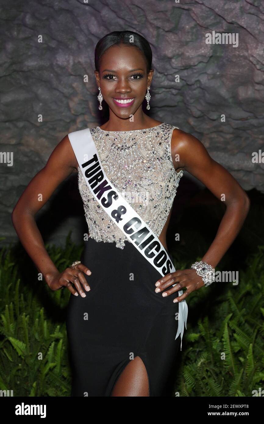 DORAL - FLORIDA, JANUARY9, 2014: Miss Turks & Caicos Shanice Williams ...