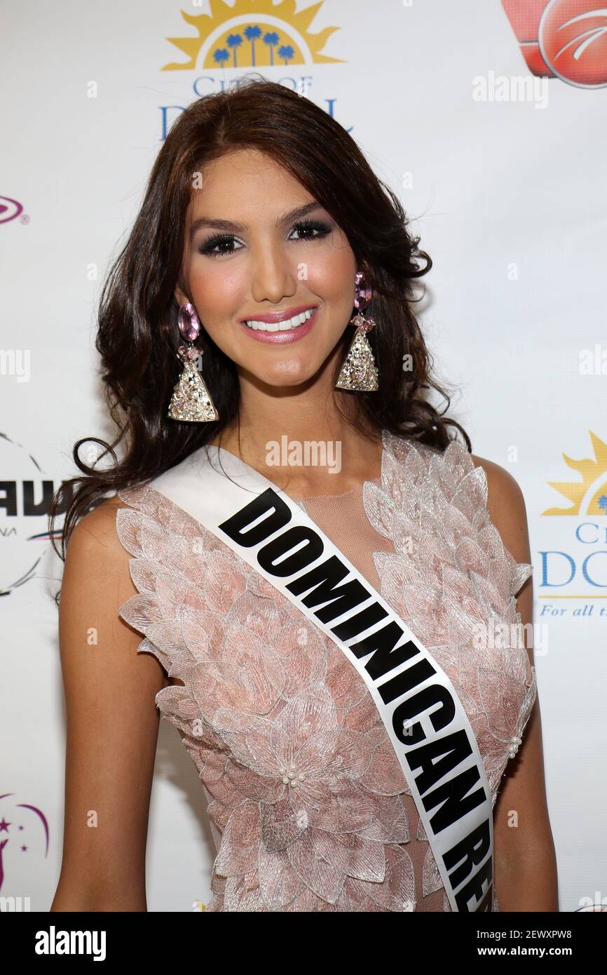 DORAL - FLORIDA, JANUARY9, 2014: Miss Dominican Republic Kimberly ...