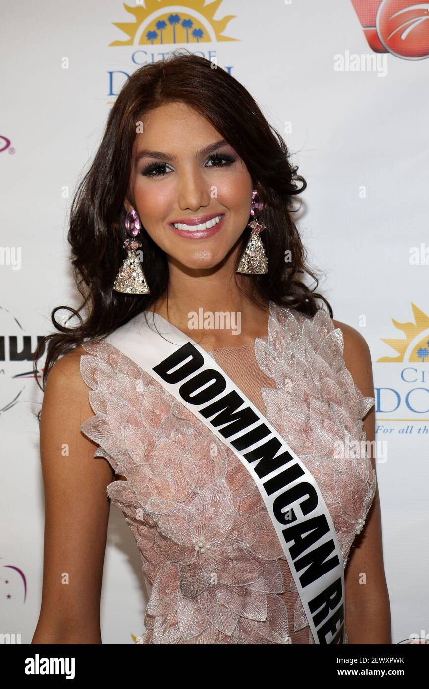 DORAL - FLORIDA, JANUARY9, 2014: Miss Dominican Republic Kimberly ...