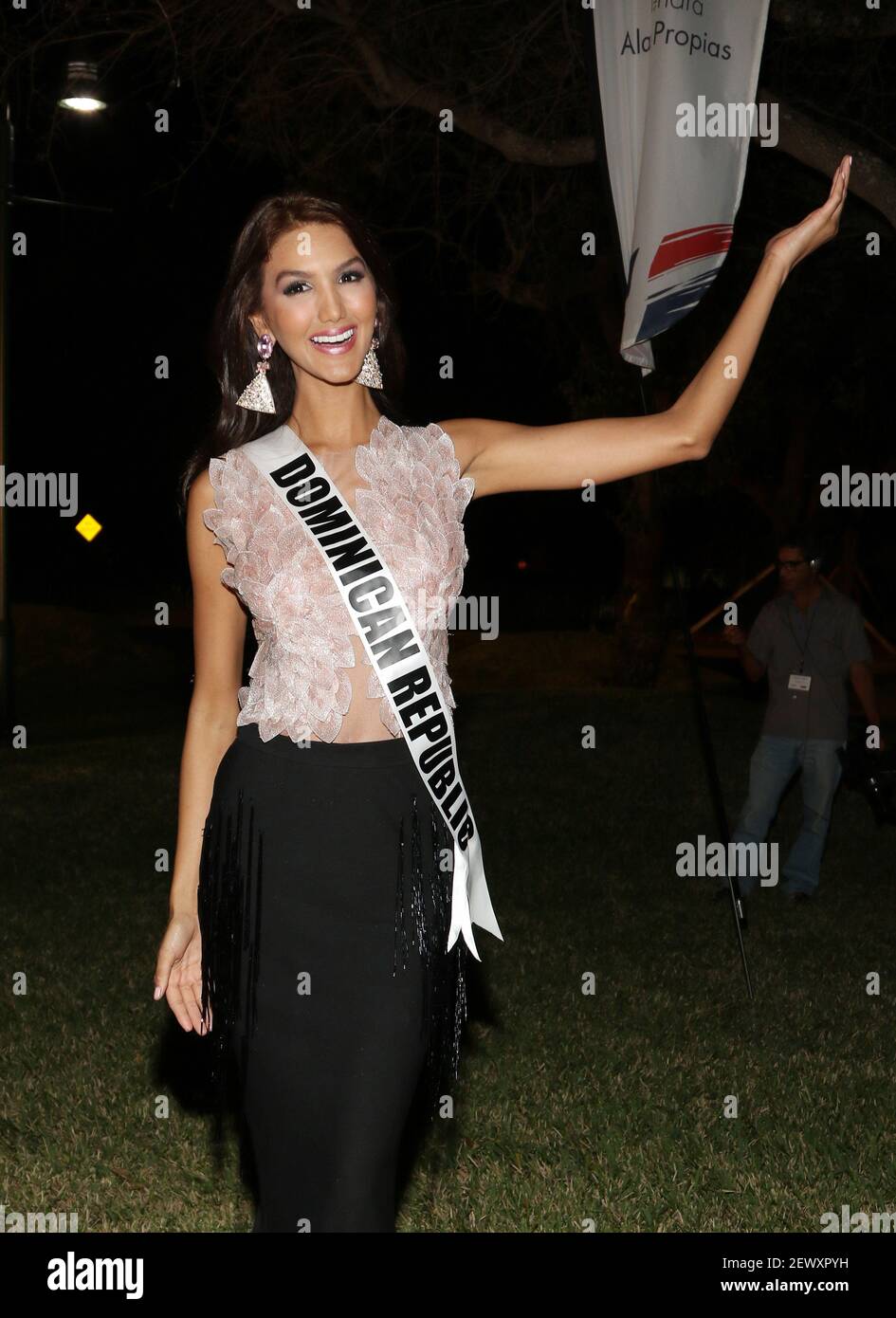 DORAL - FLORIDA, JANUARY9, 2014: Miss Dominican Republic Kimberly ...