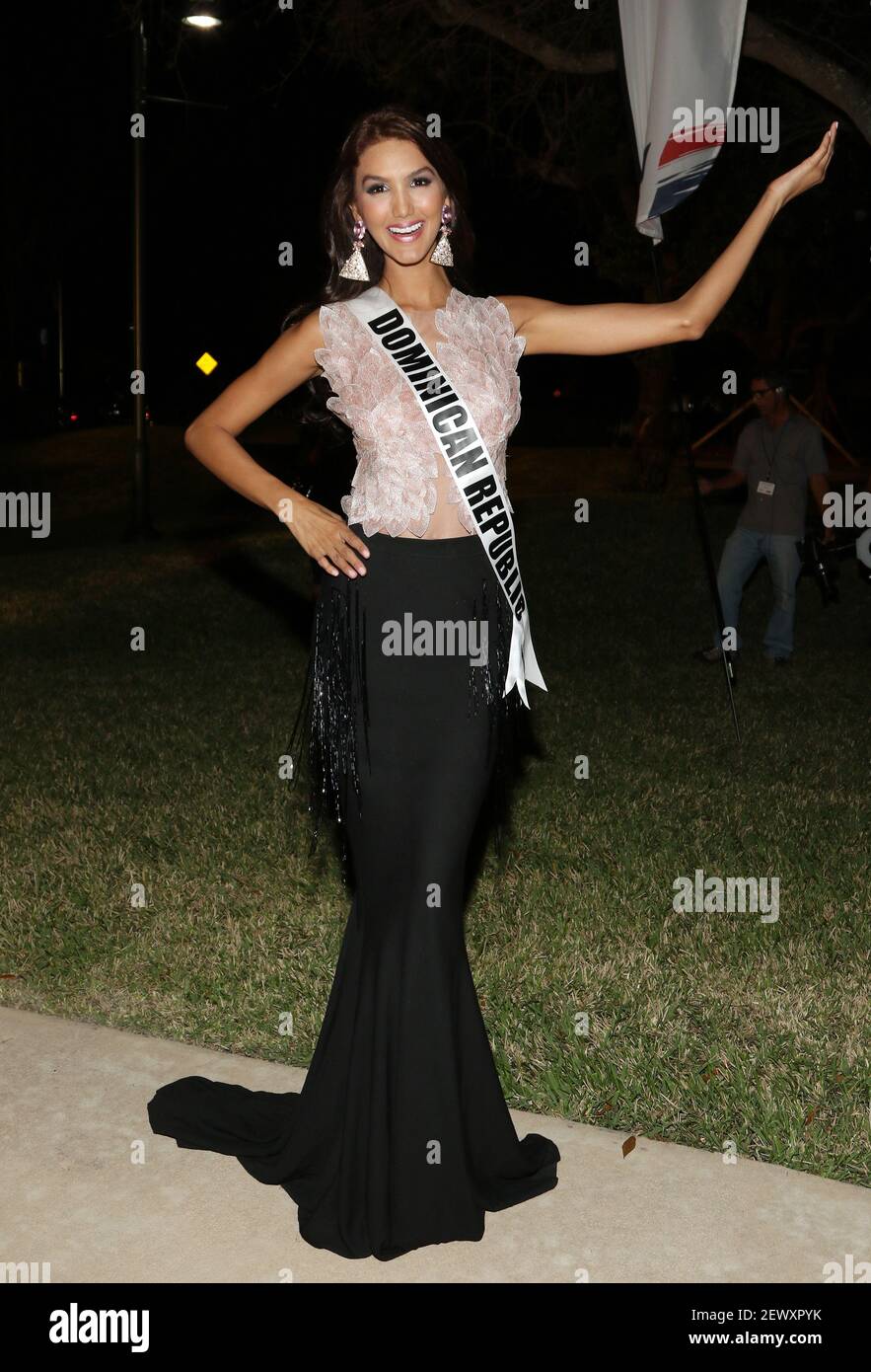 DORAL - FLORIDA, JANUARY9, 2014: Miss Dominican Republic Kimberly ...
