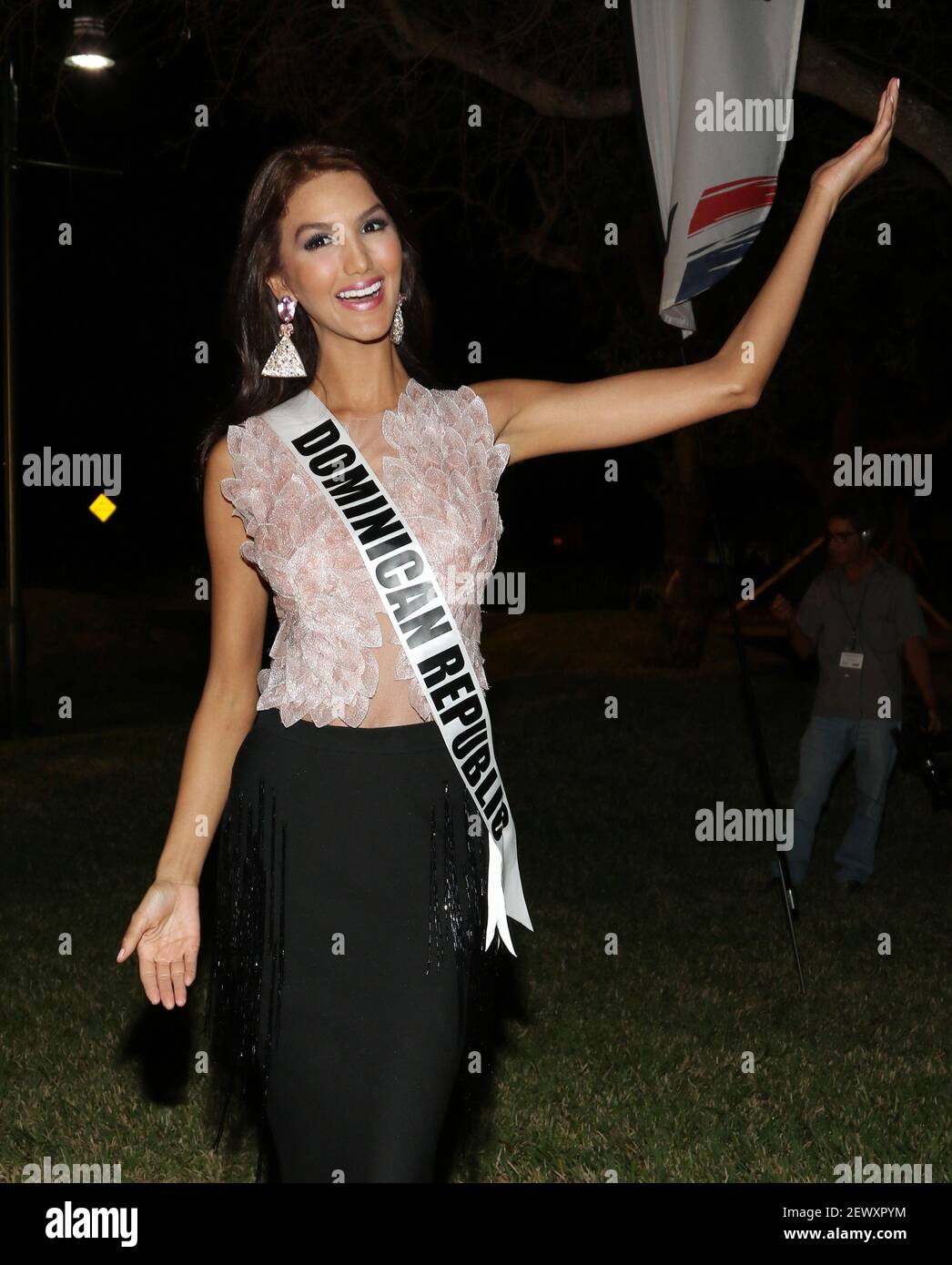 DORAL - FLORIDA, JANUARY9, 2014: Miss Dominican Republic Kimberly ...
