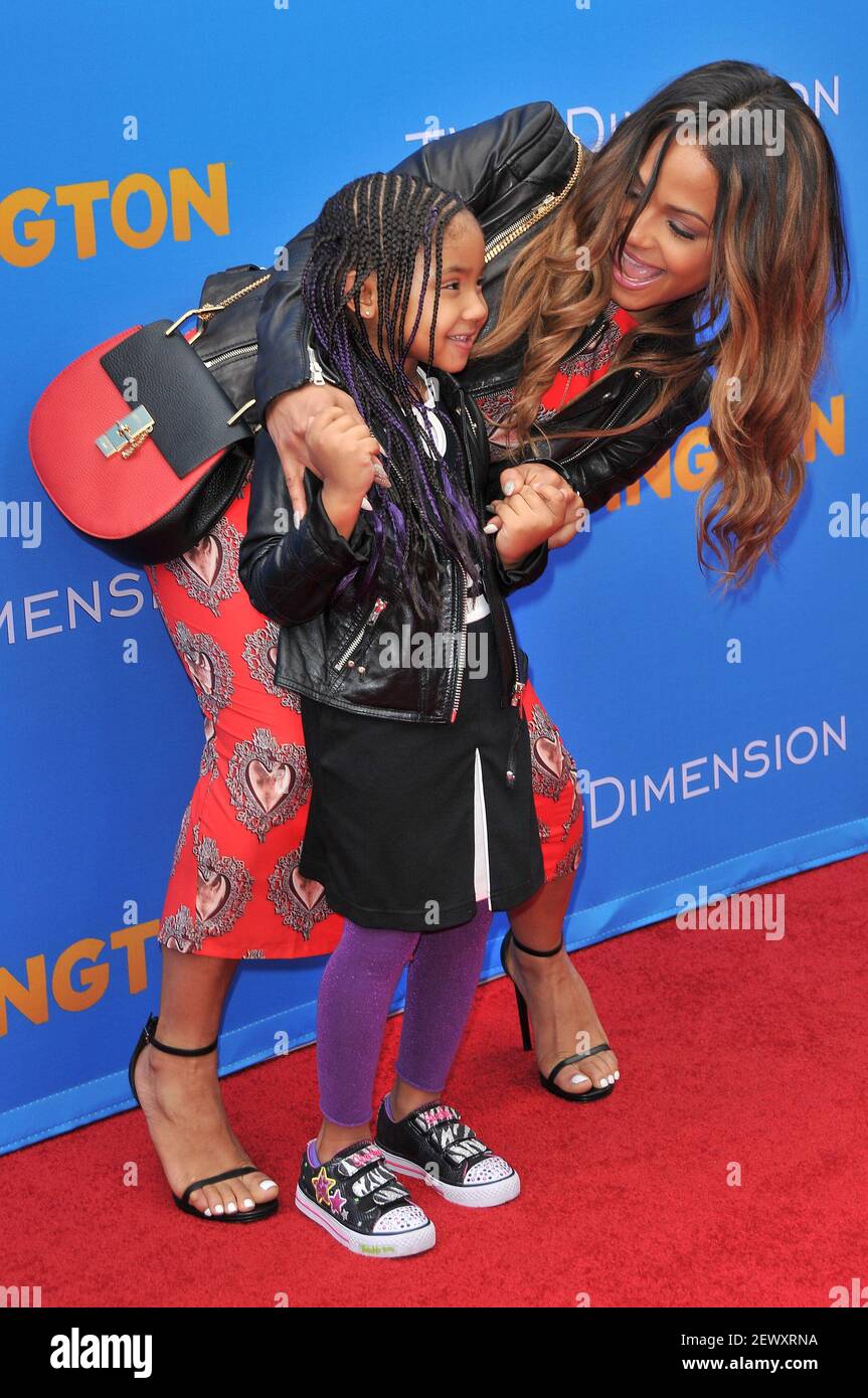 Christina Milian & Violet Nash at the "Paddington" Los Angeles Premiere ...