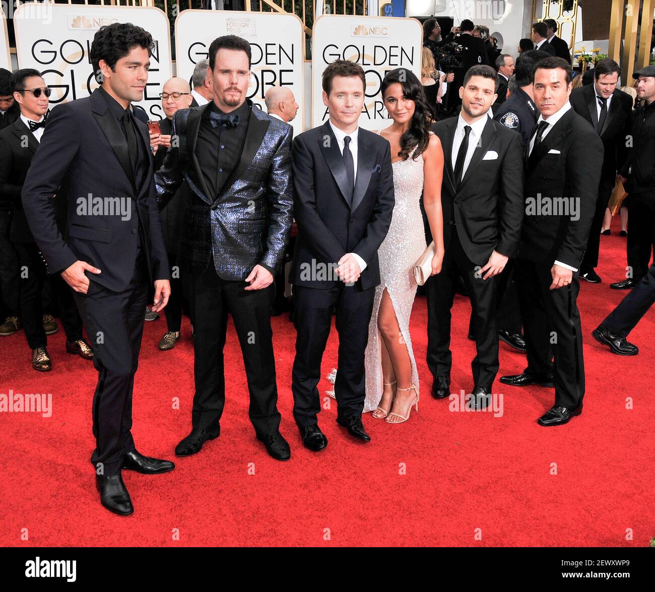 (L-R) Cast of Entourage Adrian Grenier, Kevin Dillon, Kevin Connolly ...