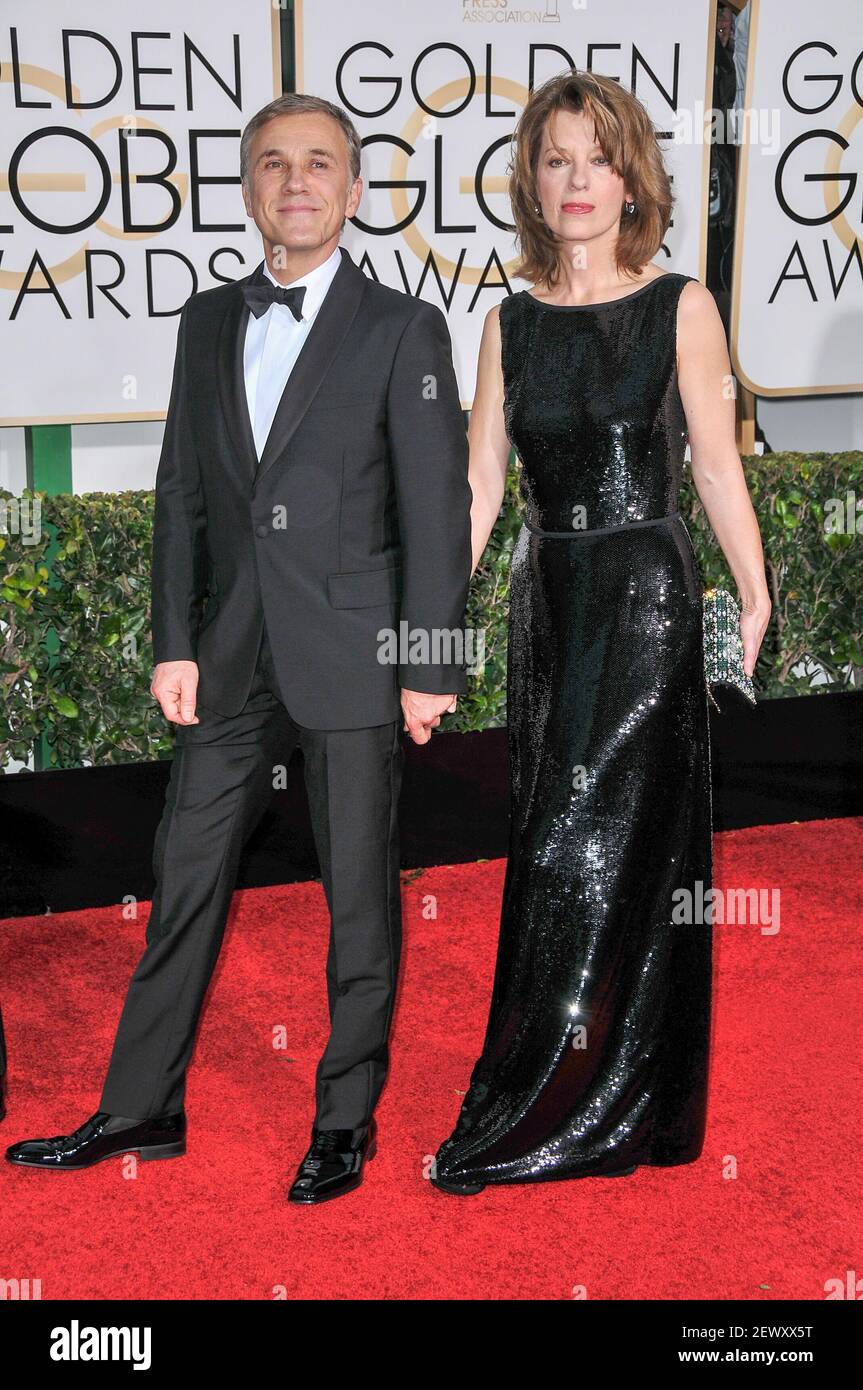 Actor Christoph Walz arrives at the 72nd Annual Golden Globe Awards ...
