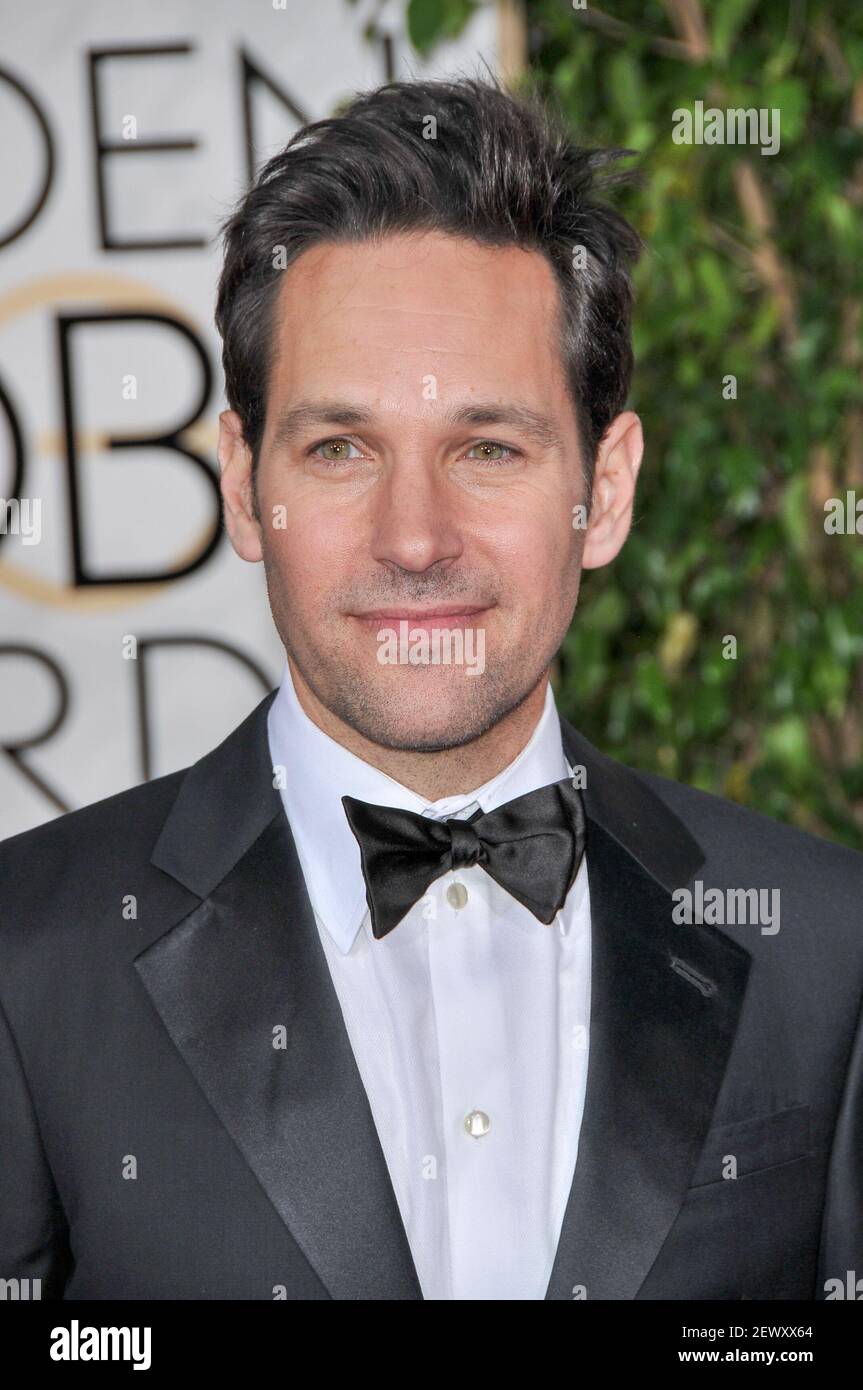 Actor Paul Rudd arrives at the 72nd Annual Golden Globe Awards held at ...