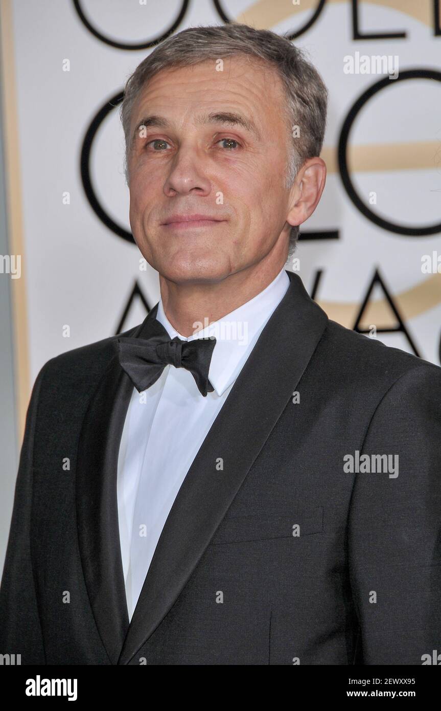 Actor Christoph Walz arrives at the 72nd Annual Golden Globe Awards ...