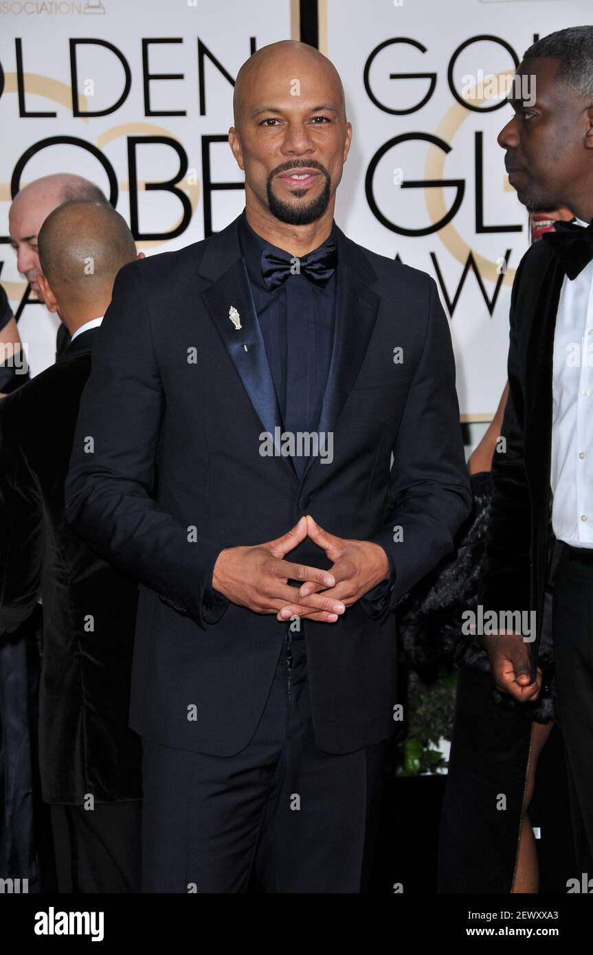 Singer Common arrives at the 72nd Annual Golden Globe Awards held at ...
