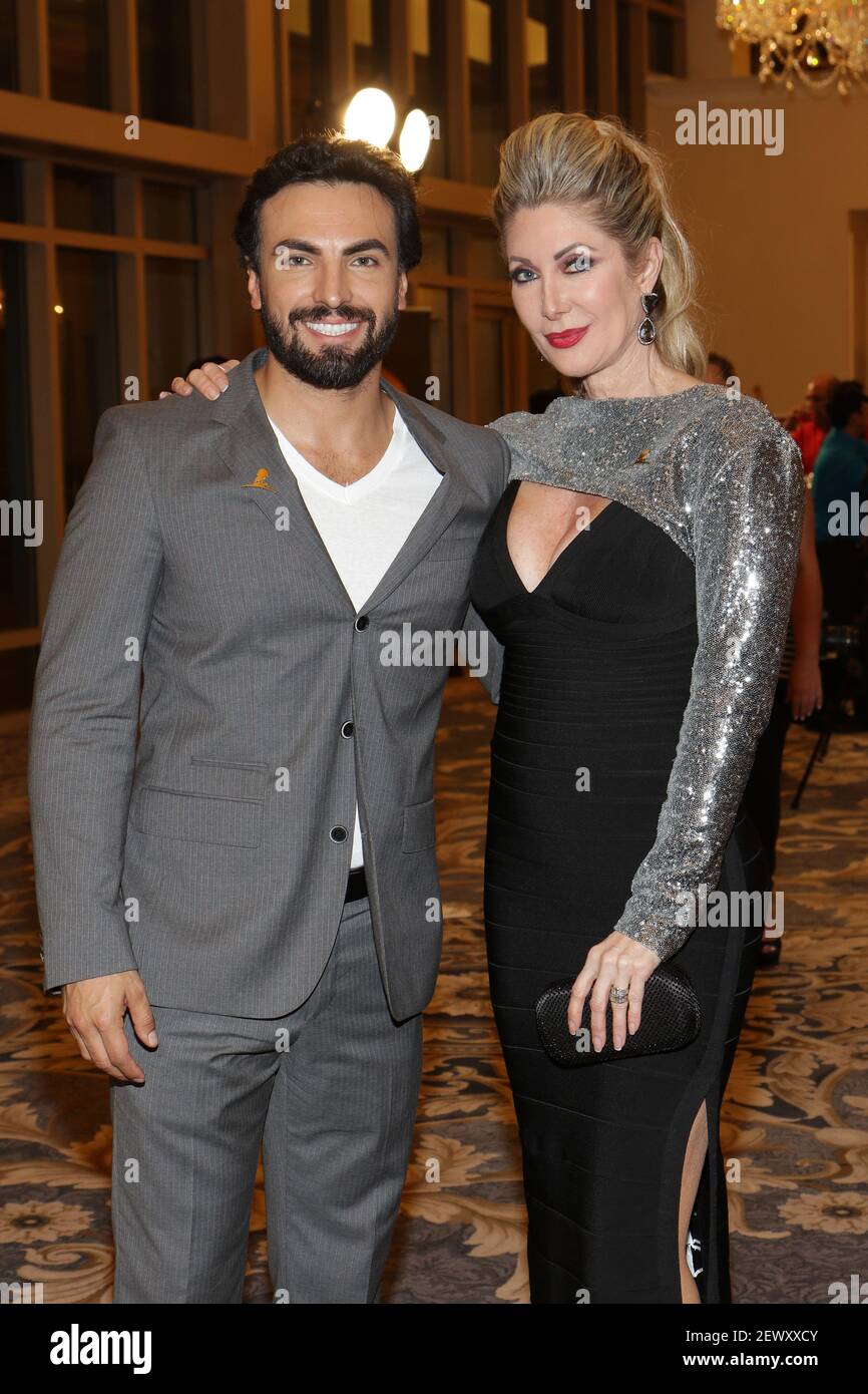 Doral-Florida- JANUARY 11, 2015: Actors Gabriel Valenzuela and Felicia ...