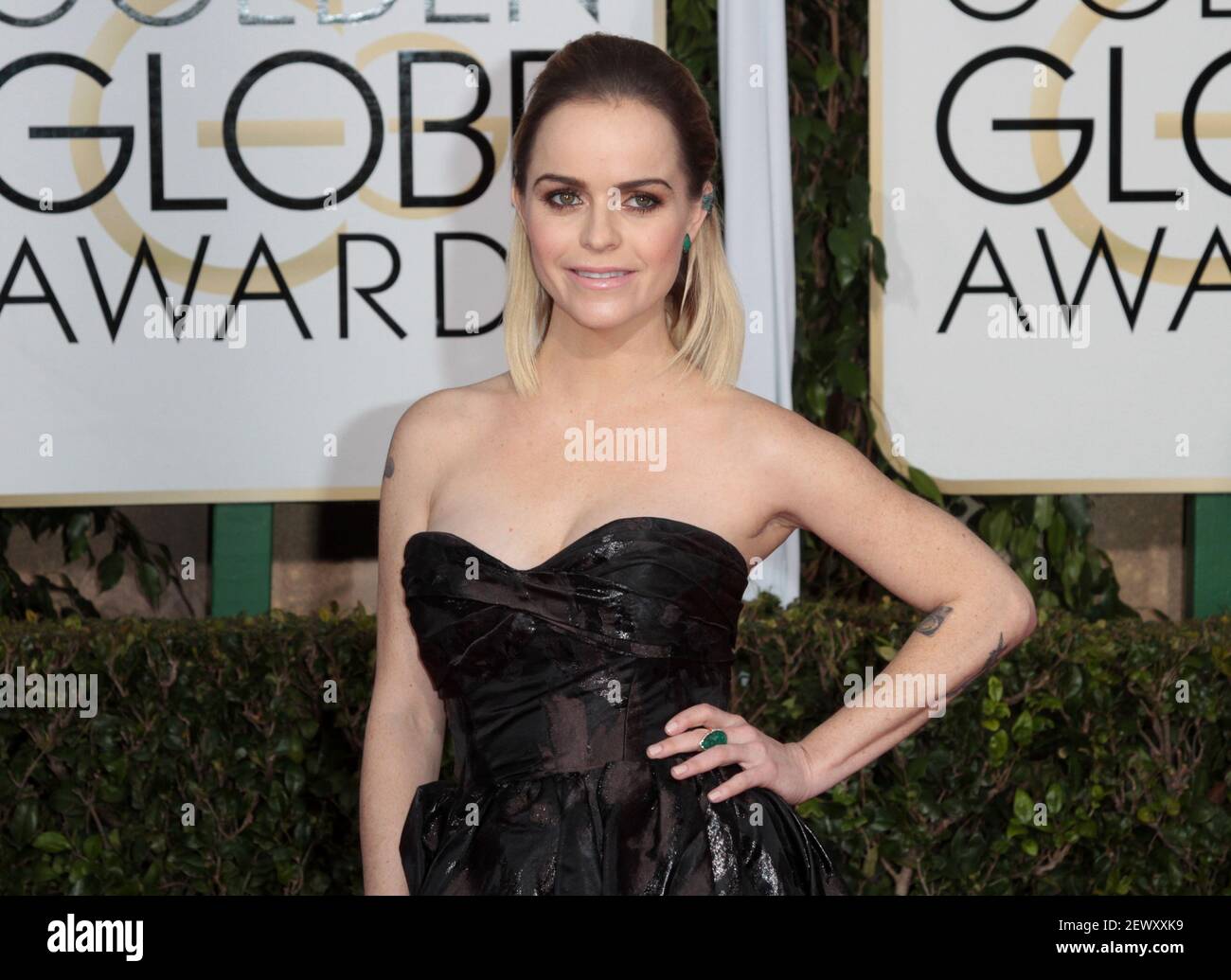 Actress Taryn Manning arrives at the 72nd Annual Golden Globe Awards ...