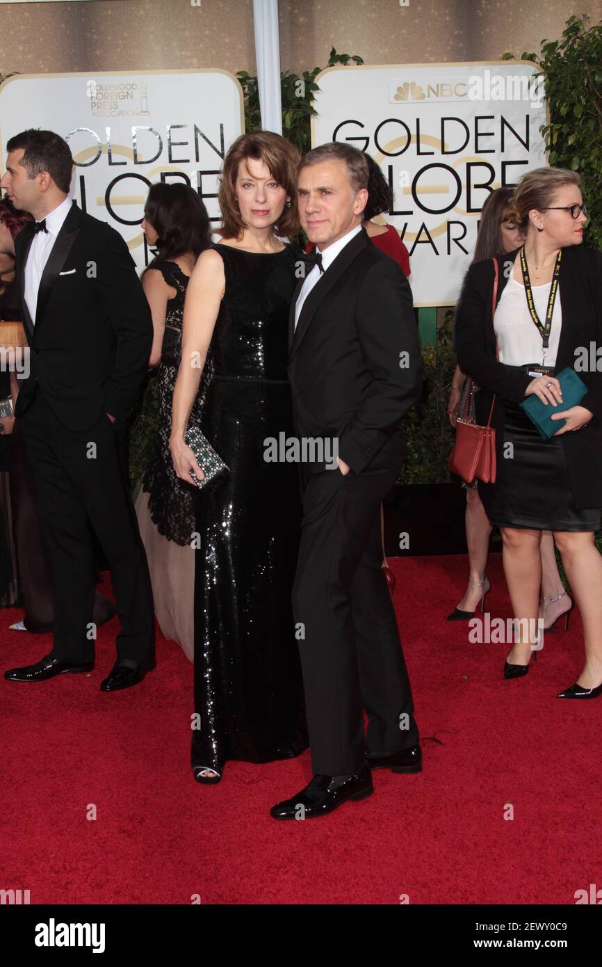 Actor Christoph Walz arrives at the 72nd Annual Golden Globe Awards ...
