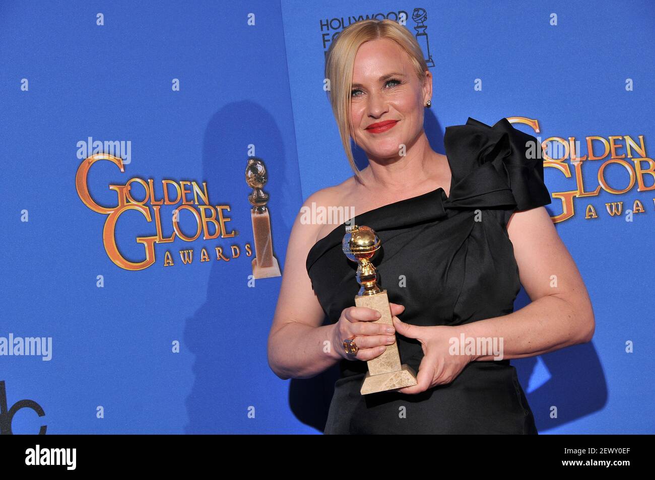 Actress Patricia Arquette in the Press Room at the 72nd Annual Golden ...