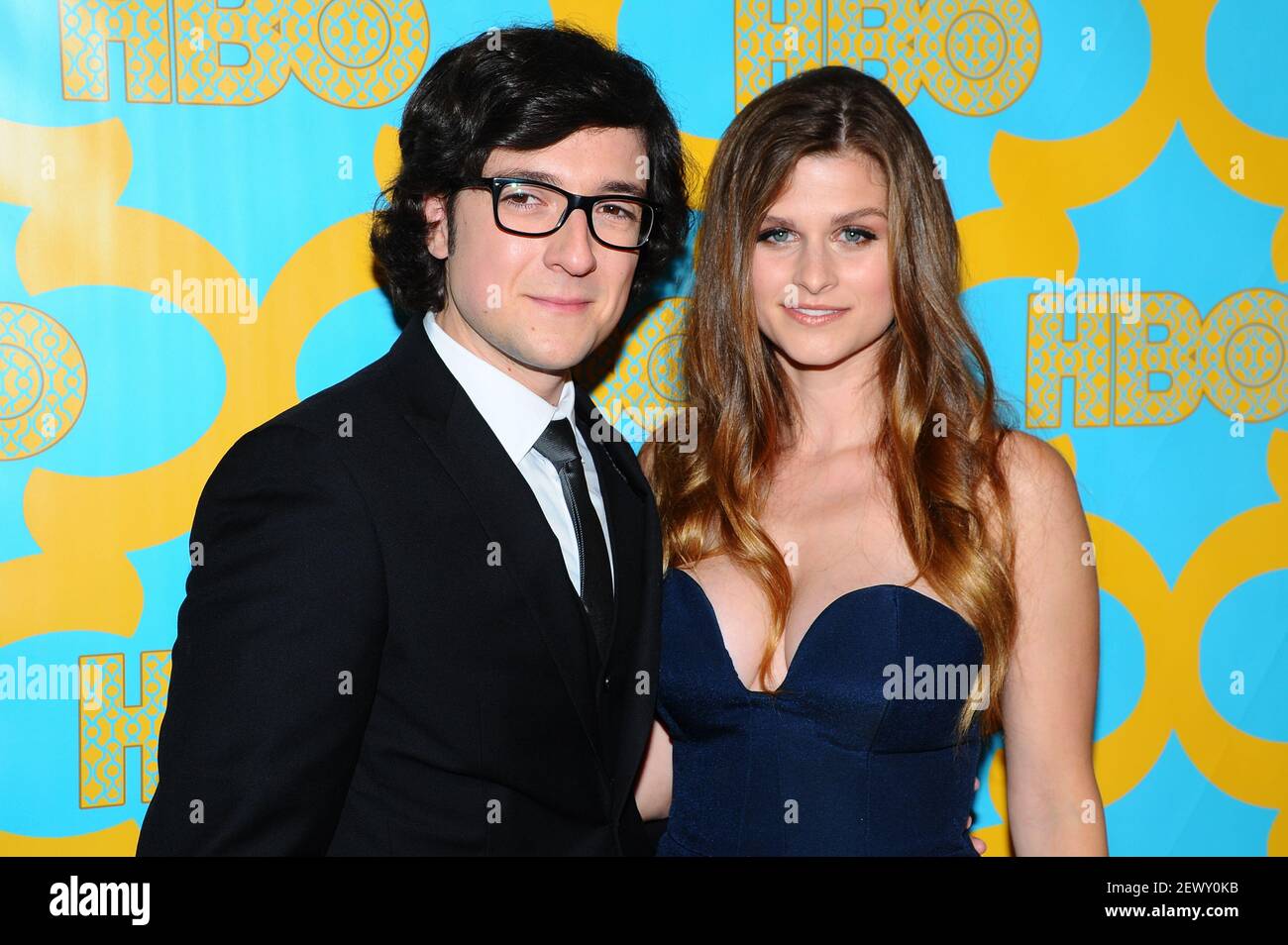 Josh Brener and his wife attend the HBO after party following the 72nd ...