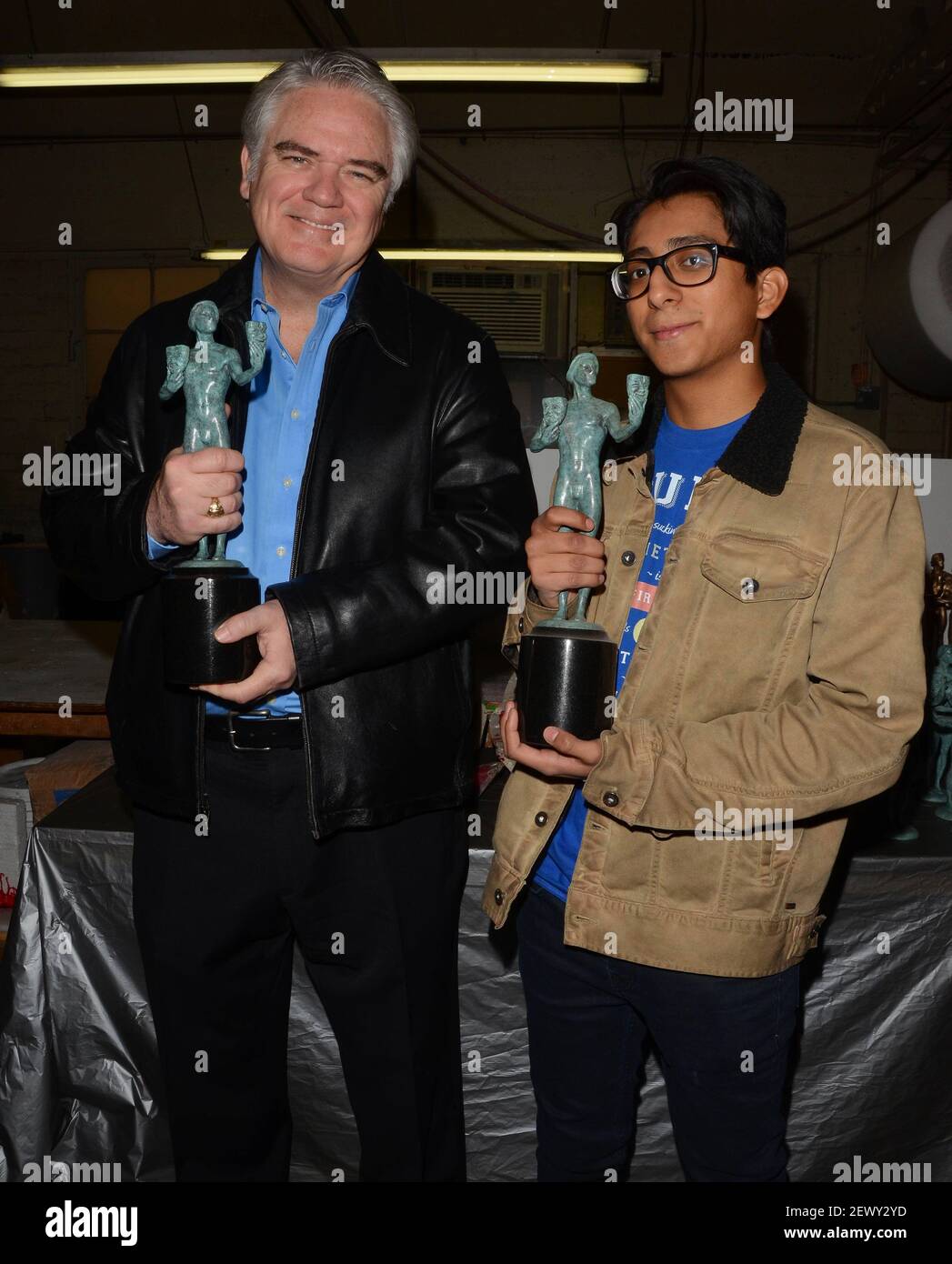13 January 2015 - Burbank, California - Michael Harney, Tony Revolori ...