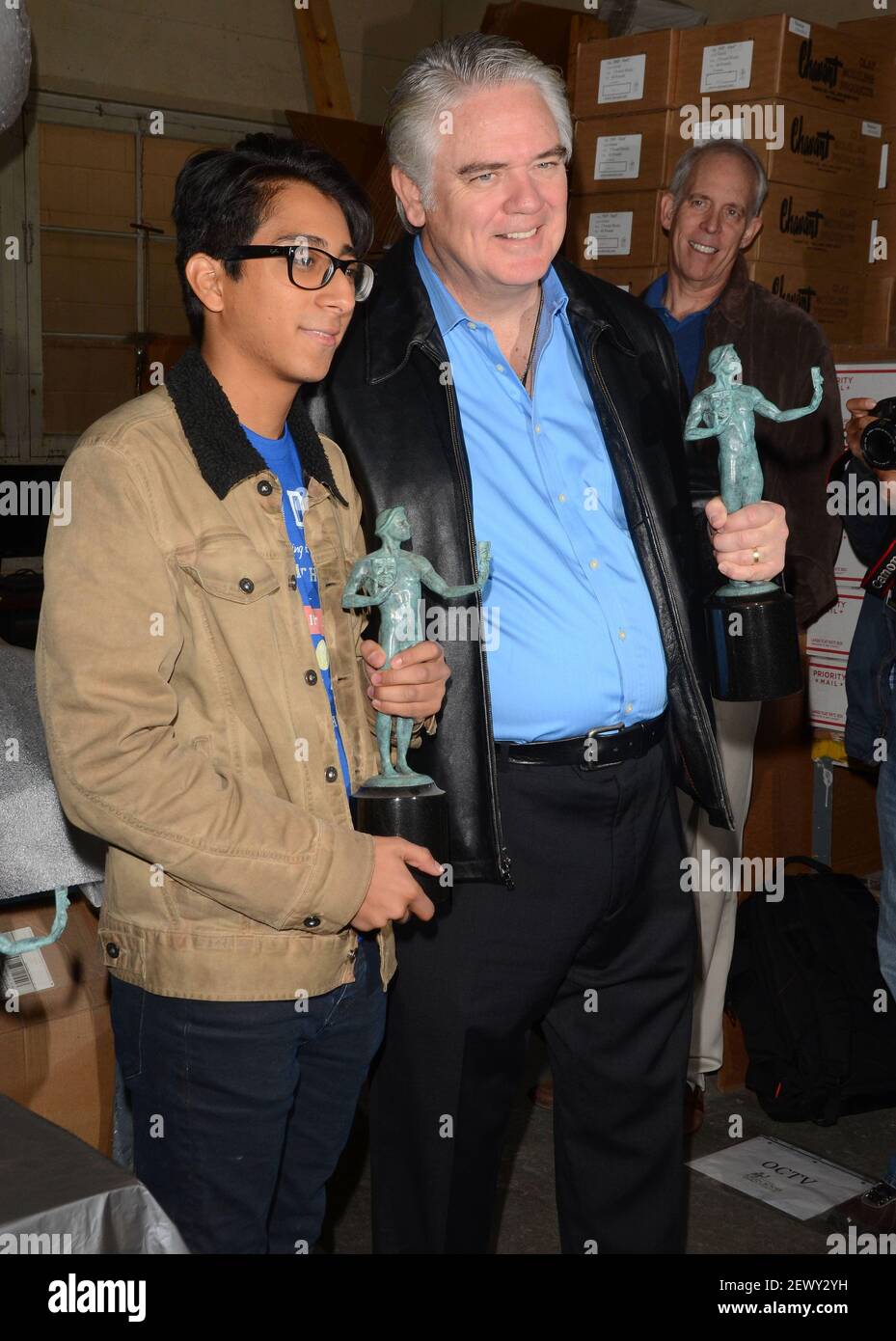 13 January 2015 - Burbank, California - Tony Revolori, Michael Harney ...