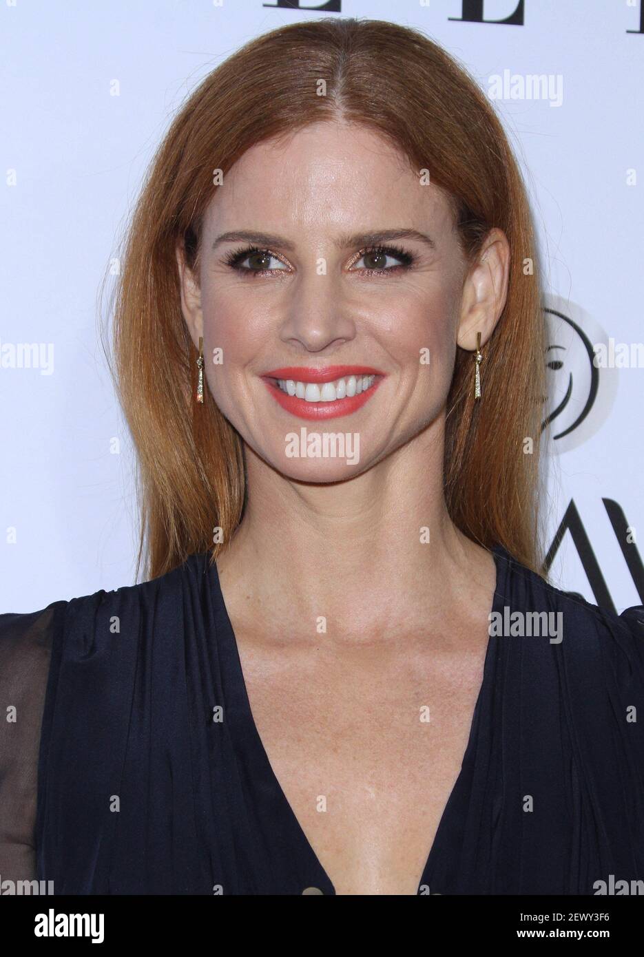 13 January 2015 - Los Angeles, California - Sarah Rafferty. Elle Women ...