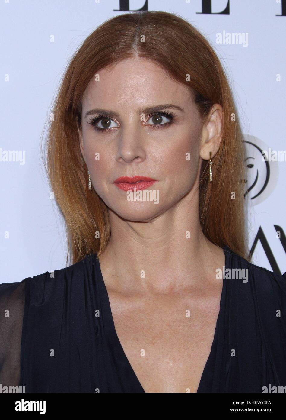 13 January 2015 - Los Angeles, California - Sarah Rafferty. Elle Women ...